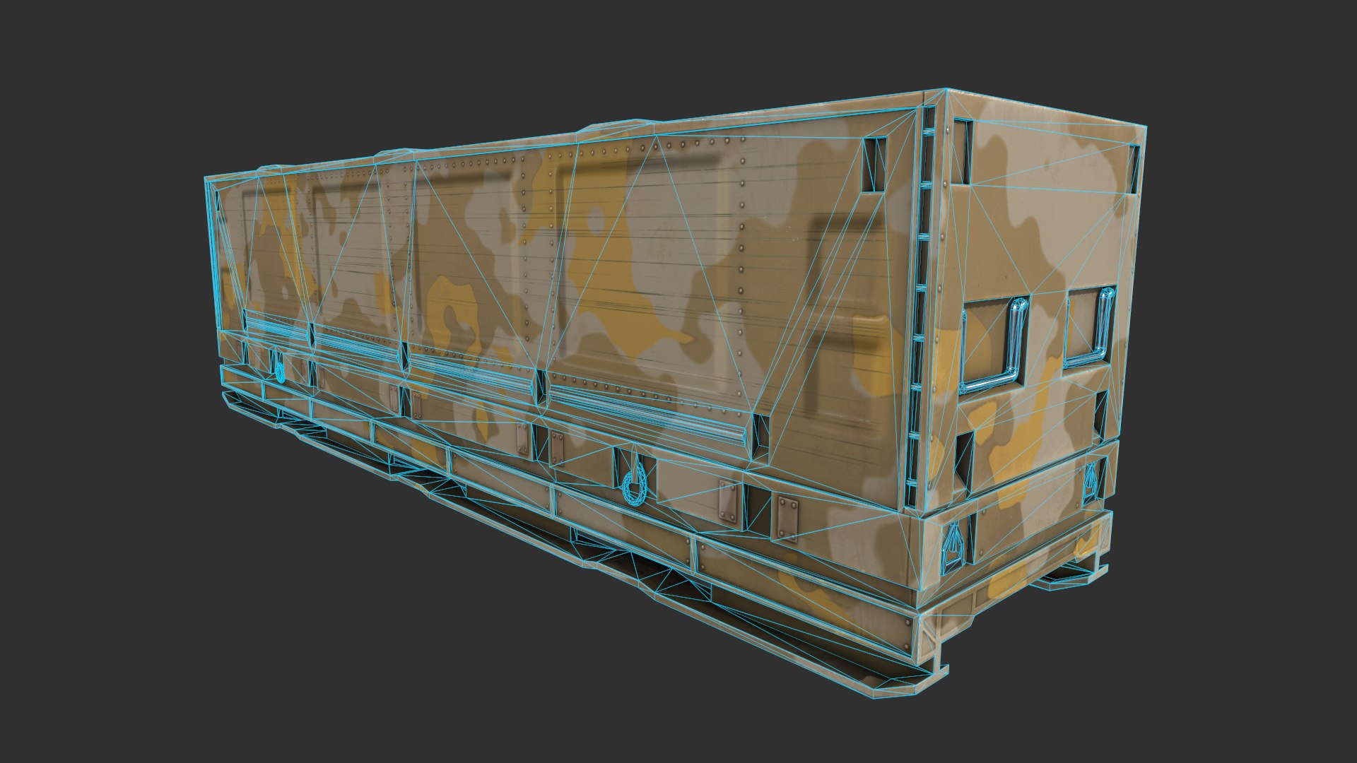 Military Shipping Container 3D Model - TurboSquid 1939184