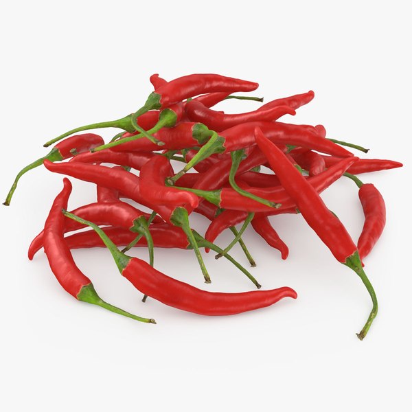 modelo 3d Pila de chiles rojos - TurboSquid 2392835