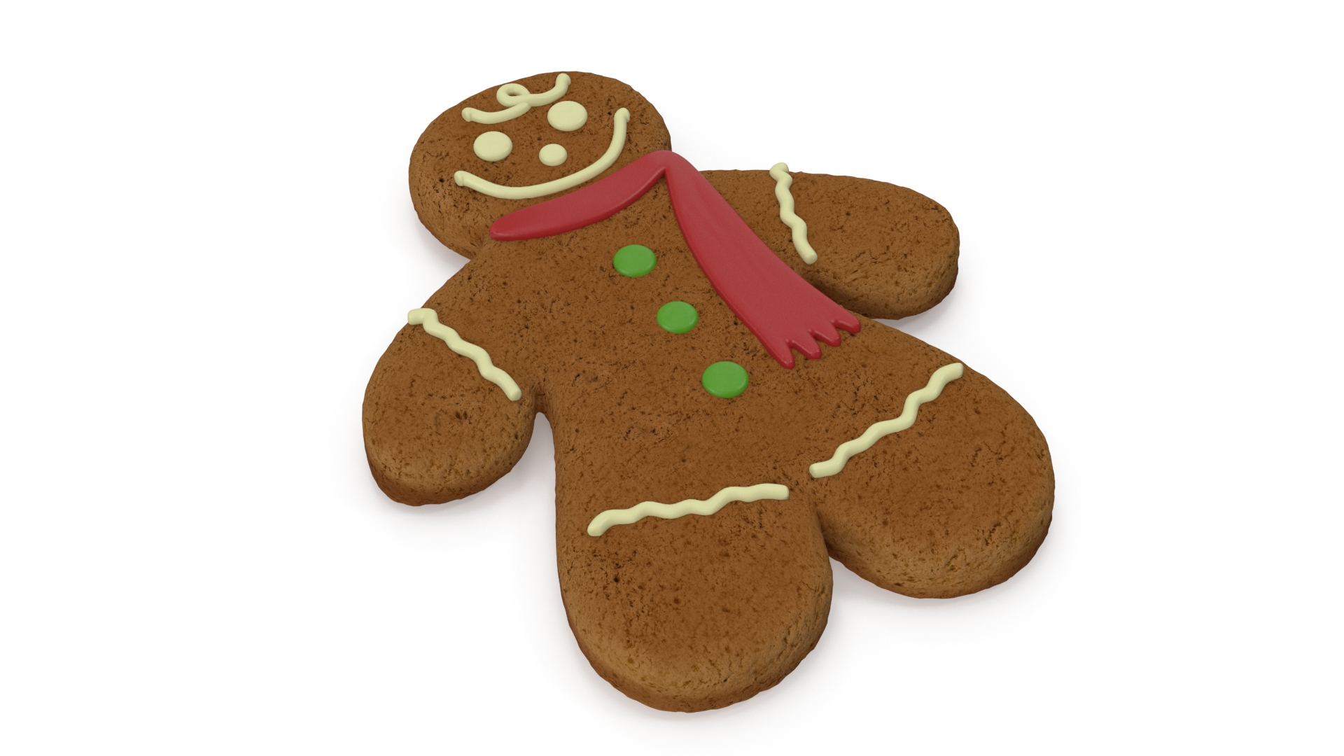 Gingerbread Men Cookie Model - TurboSquid 2144501