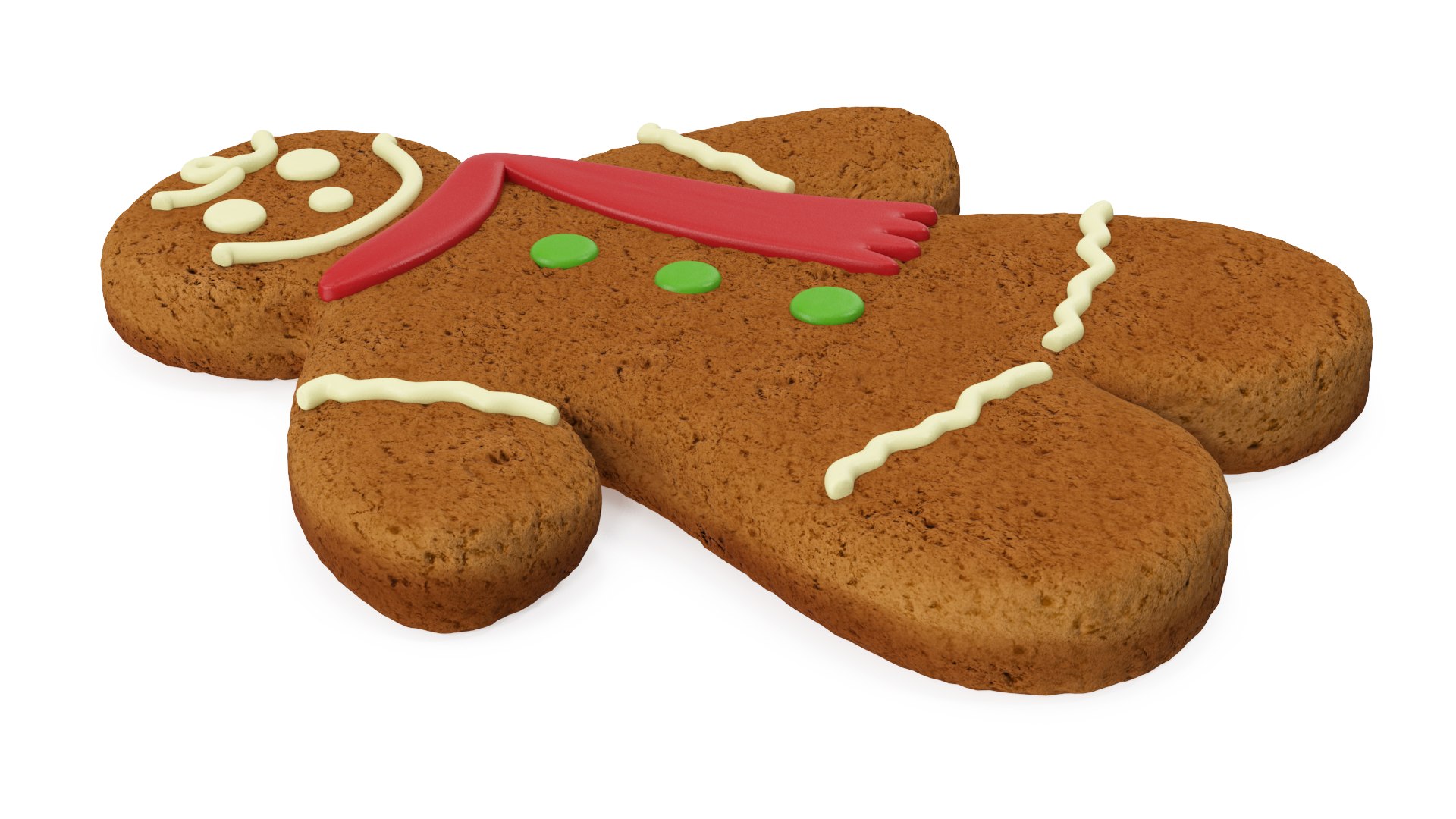 Gingerbread Men Cookie Model - TurboSquid 2144501
