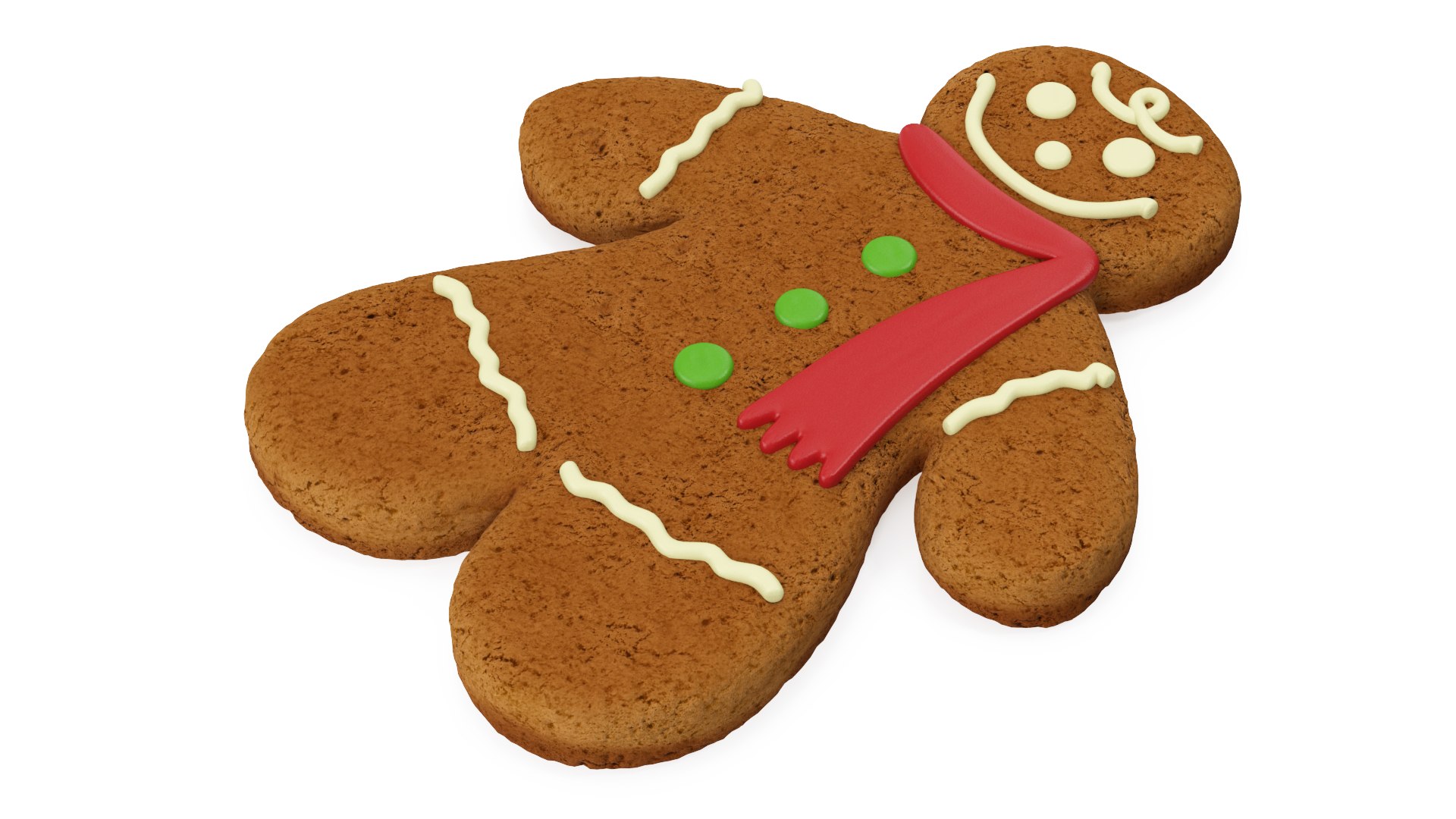 Gingerbread Men Cookie Model - TurboSquid 2144501