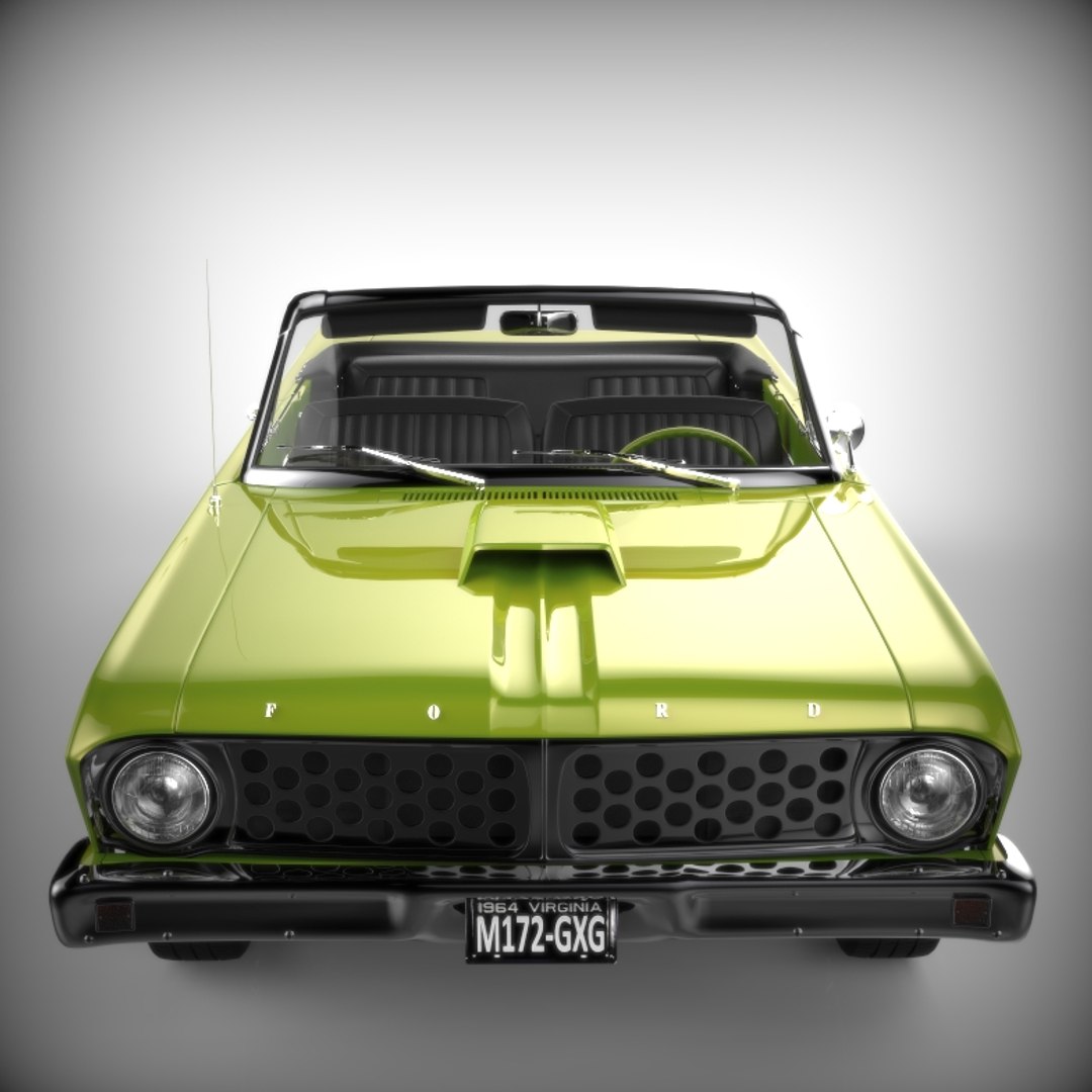 Lowrider Automobile Vehicle 3d Model