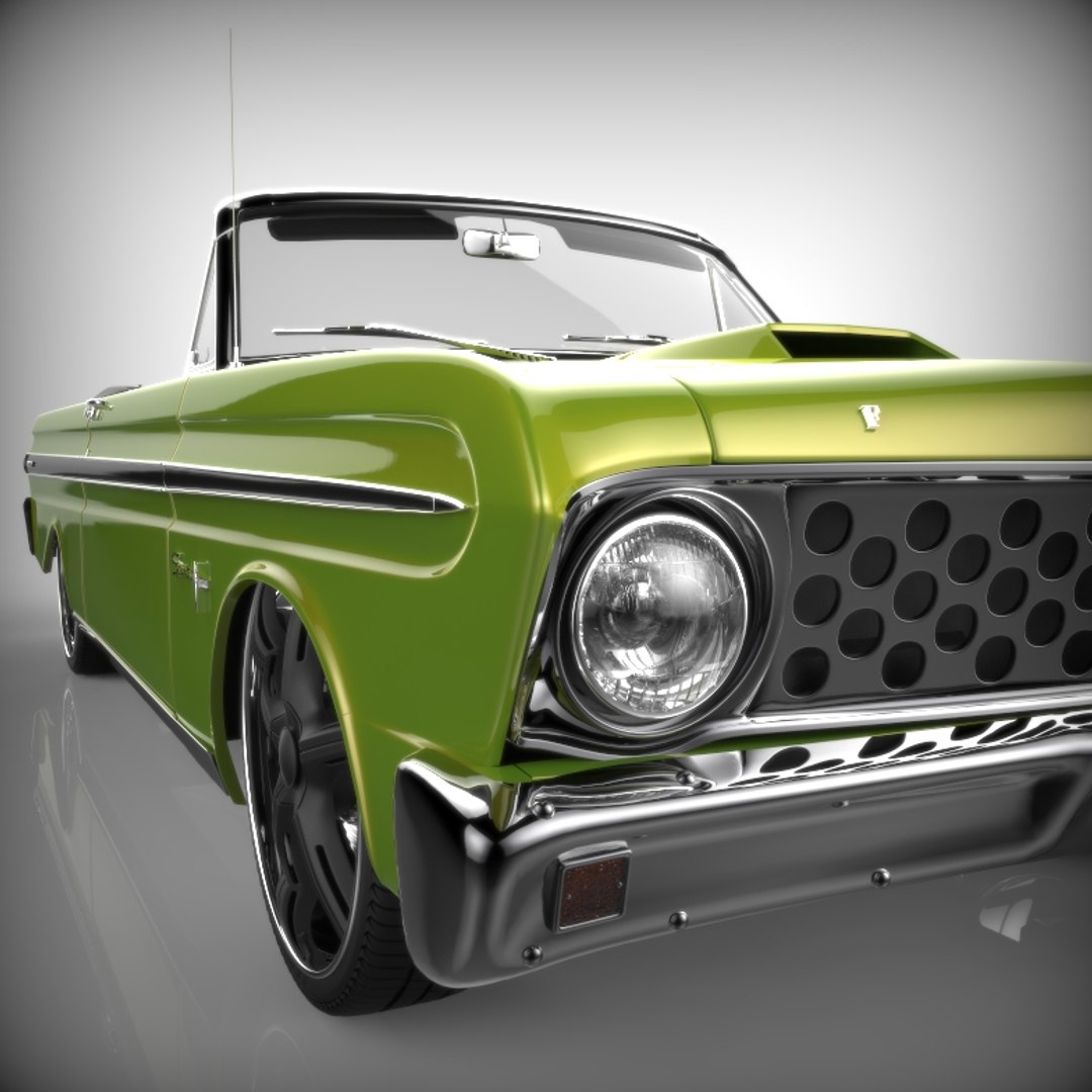 Lowrider Automobile Vehicle 3d Model