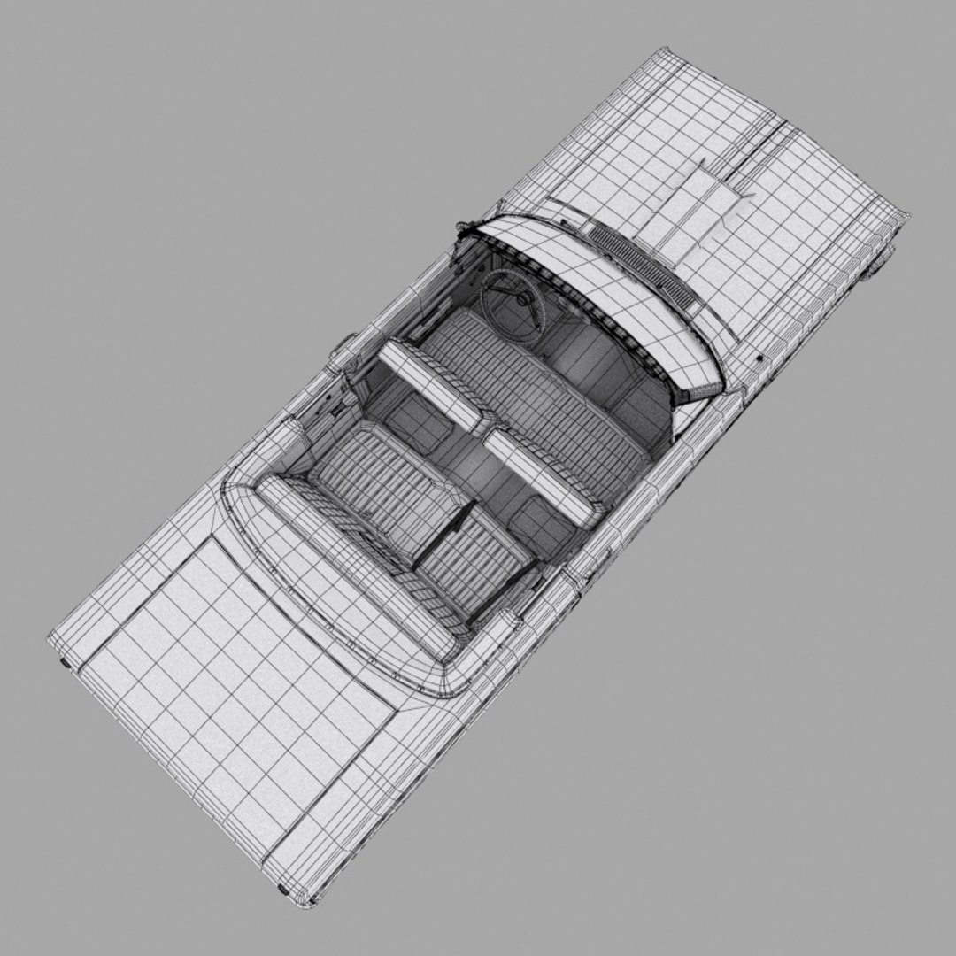 Lowrider Automobile Vehicle 3d Model
