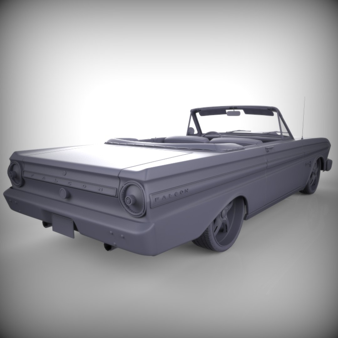Lowrider Automobile Vehicle 3d Model