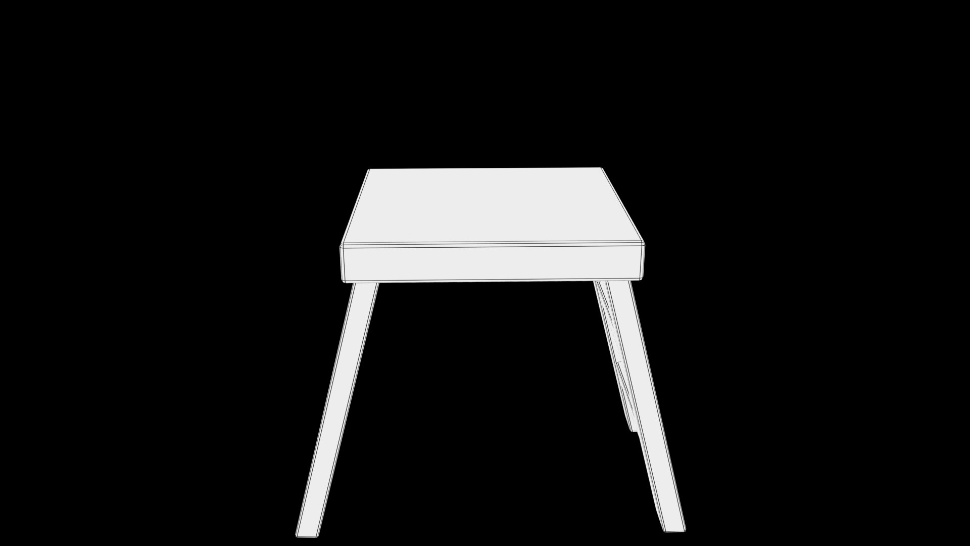 Table Stool 3D Model - TurboSquid 1852967