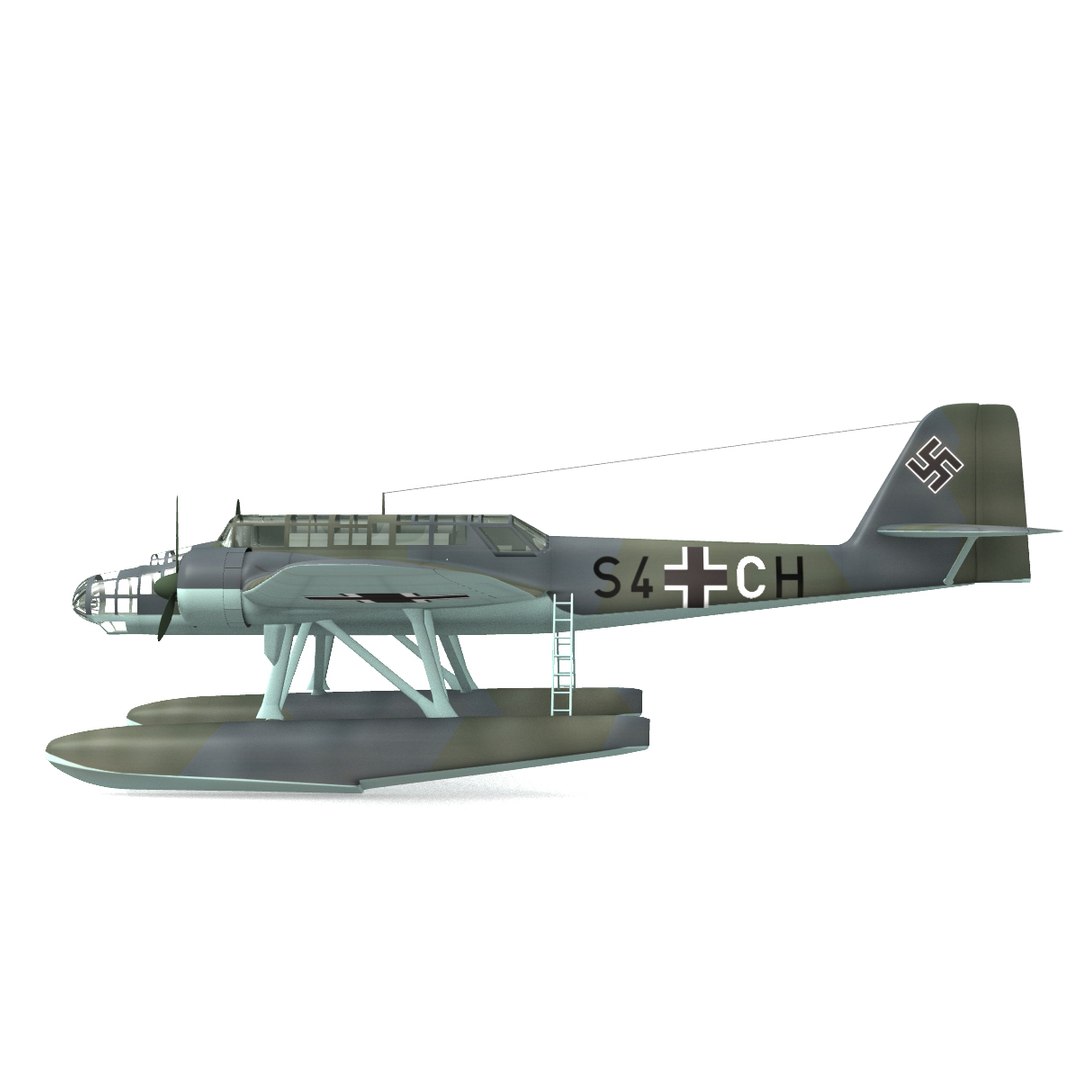 3d Henschel Hs-123 Model