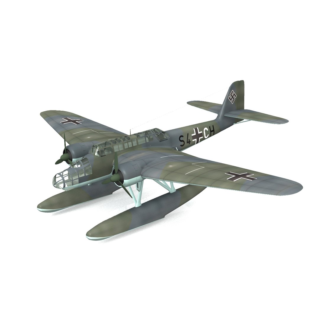 3d Henschel Hs-123 Model