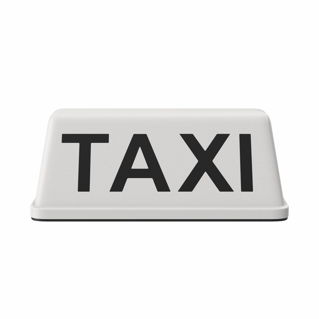 3D Taxi Cab Rooftop Lamp Model - TurboSquid 2197779