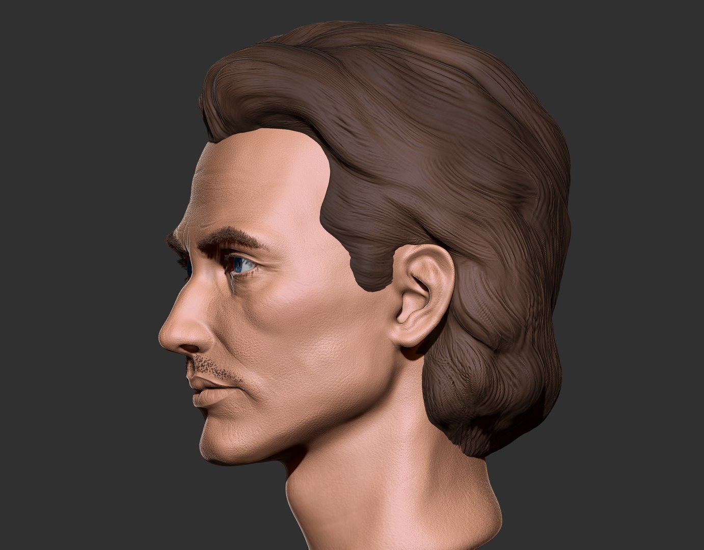 Realistic Male Head Model - TurboSquid 2043651