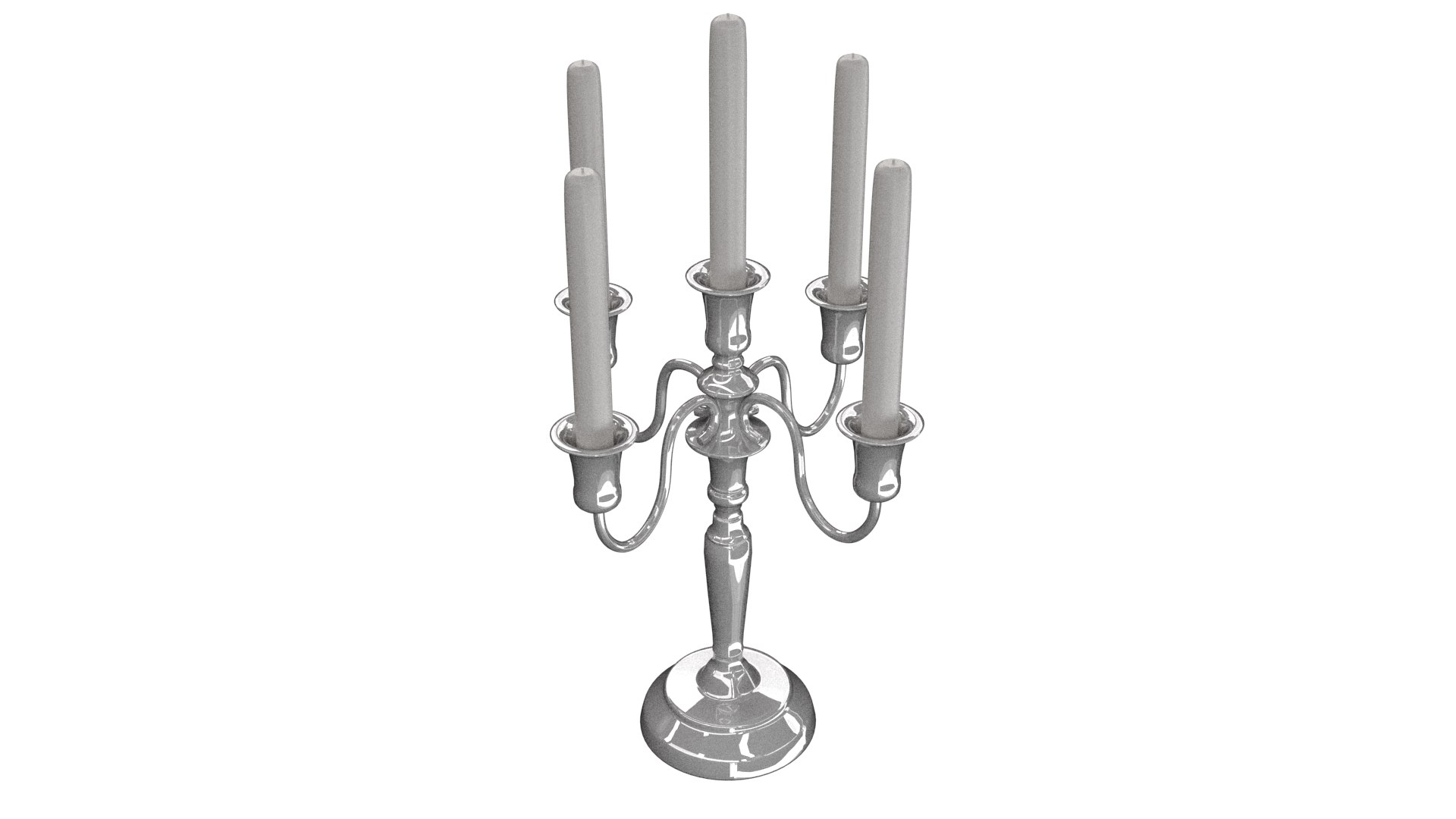 Candlestick 3D Model - TurboSquid 1186397
