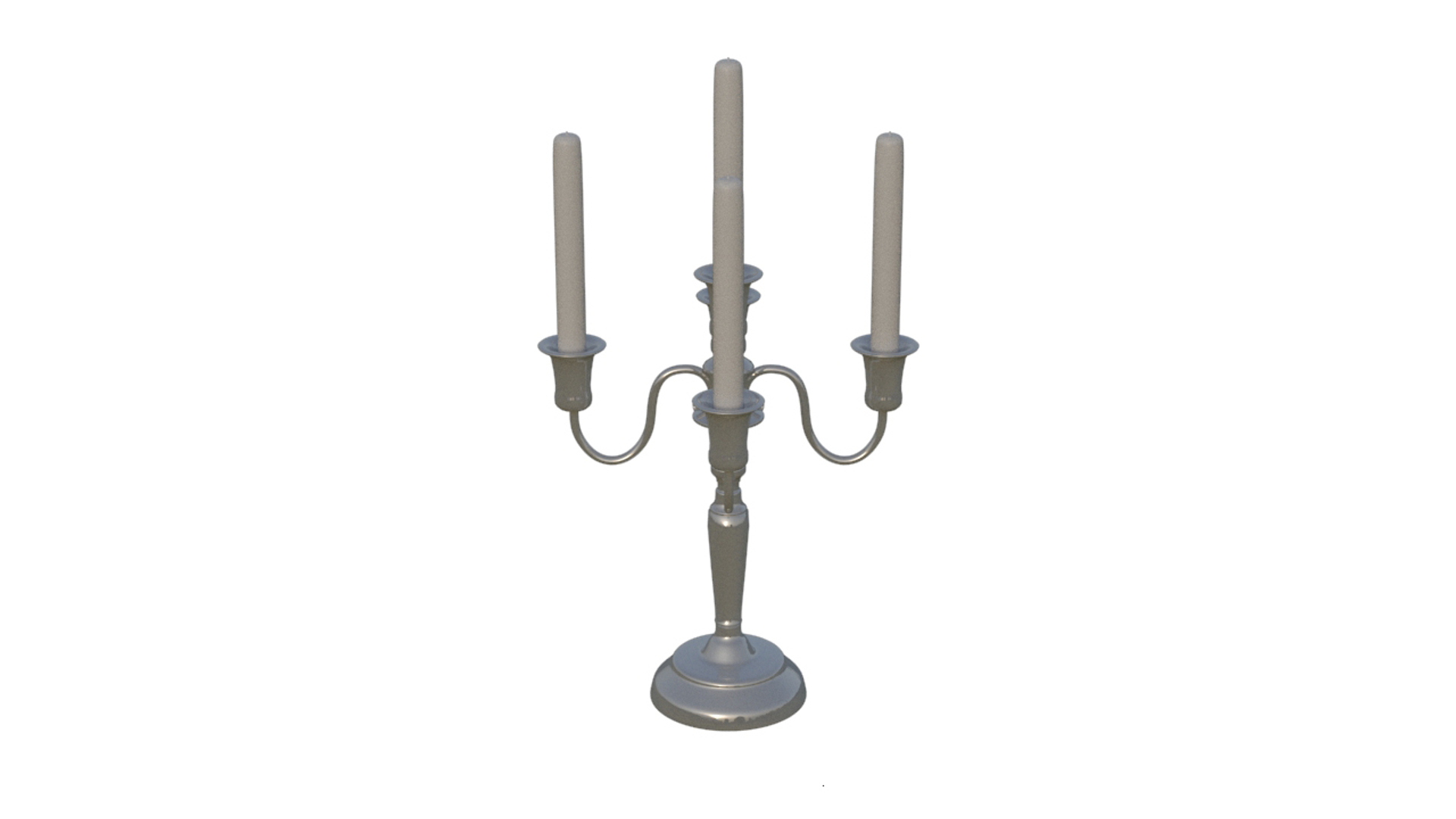 Candlestick 3D Model - TurboSquid 1186397