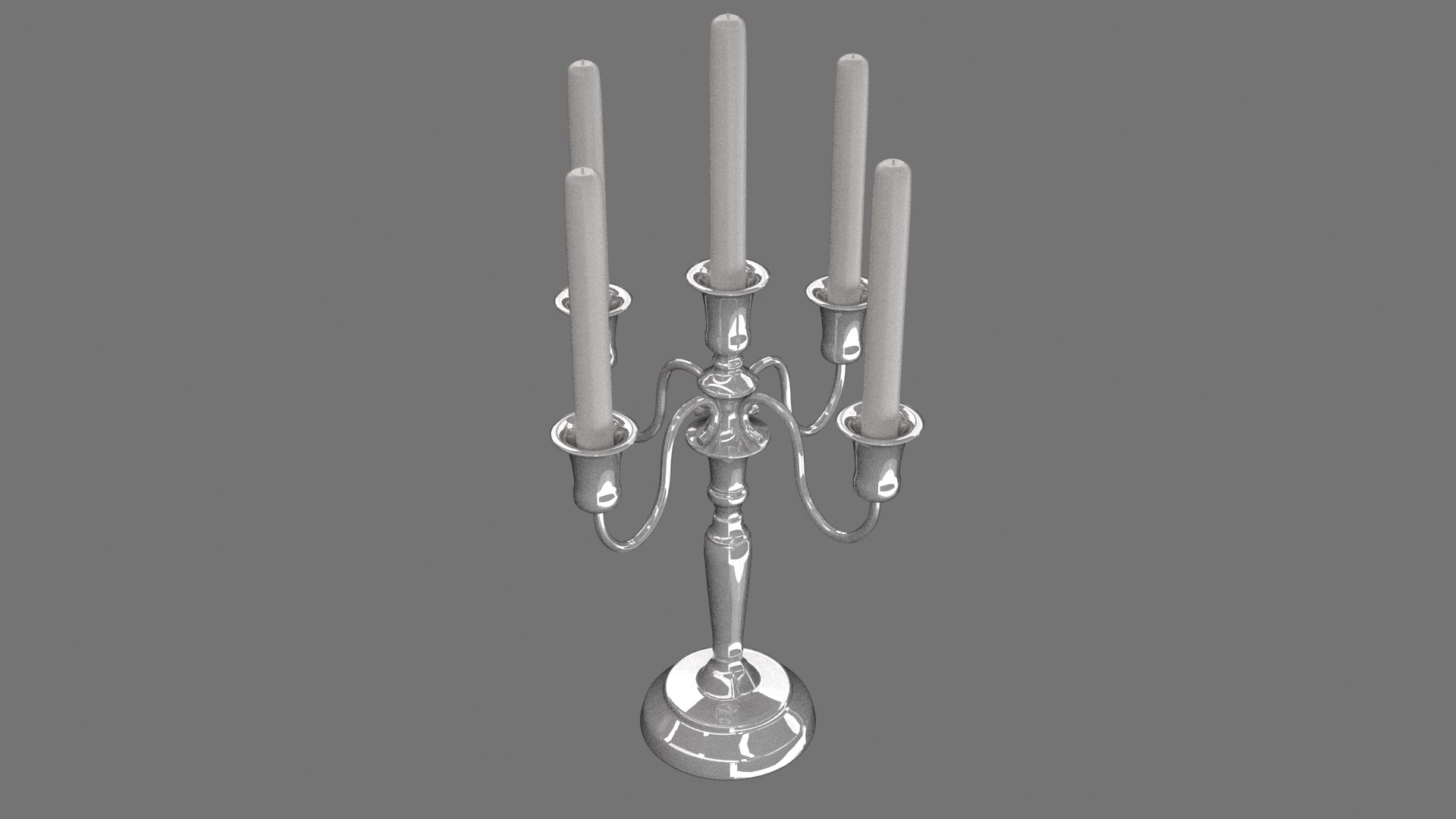 Candlestick 3D Model - TurboSquid 1186397