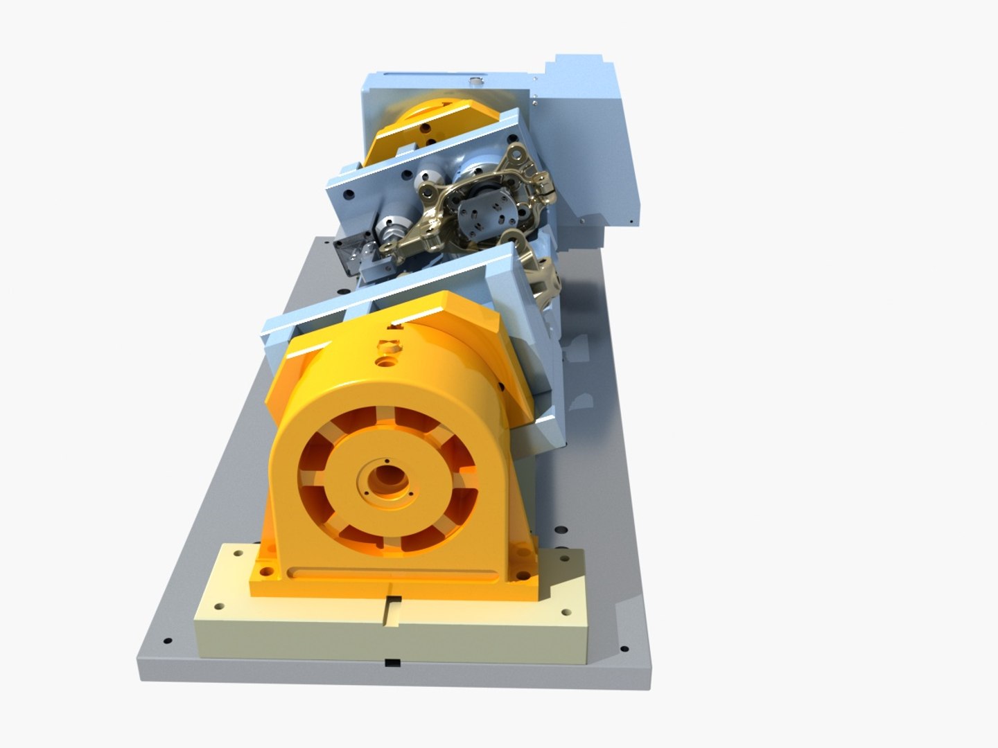 3D Industrial Equipment 51 - Four Axis Machining Fixture For Automotive ...