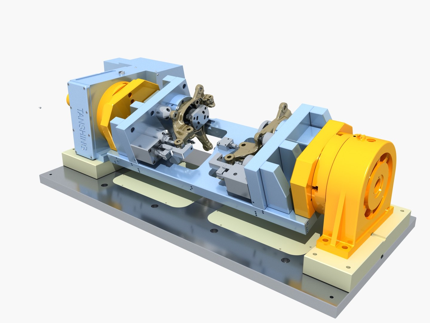 3D Industrial Equipment 51 - Four Axis Machining Fixture For Automotive ...