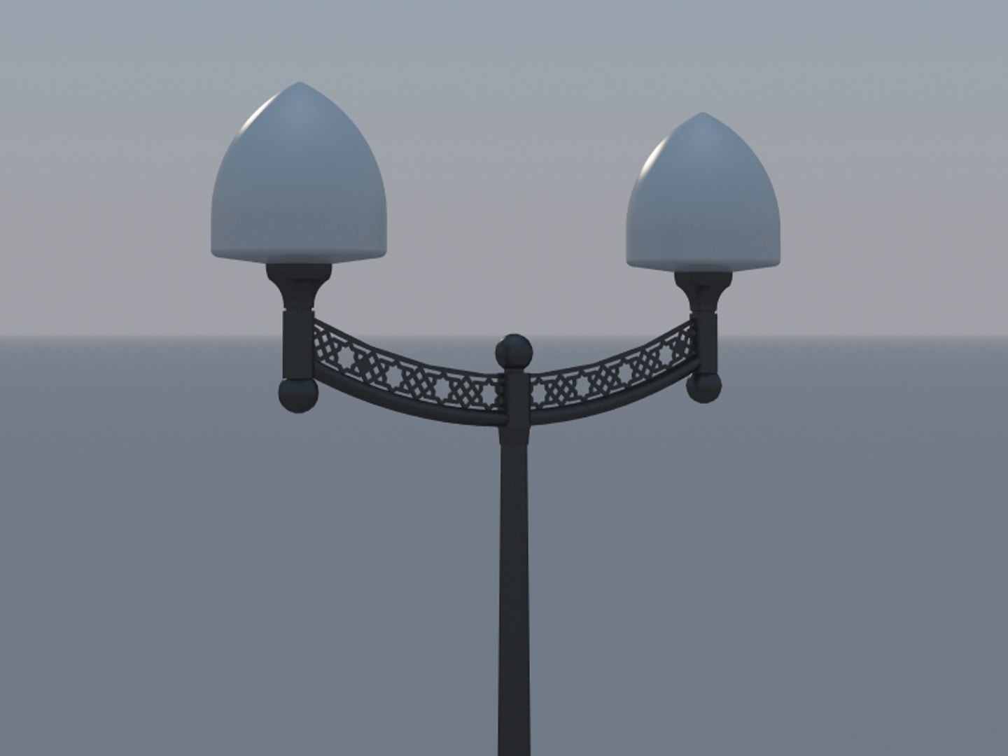 3d model of street light