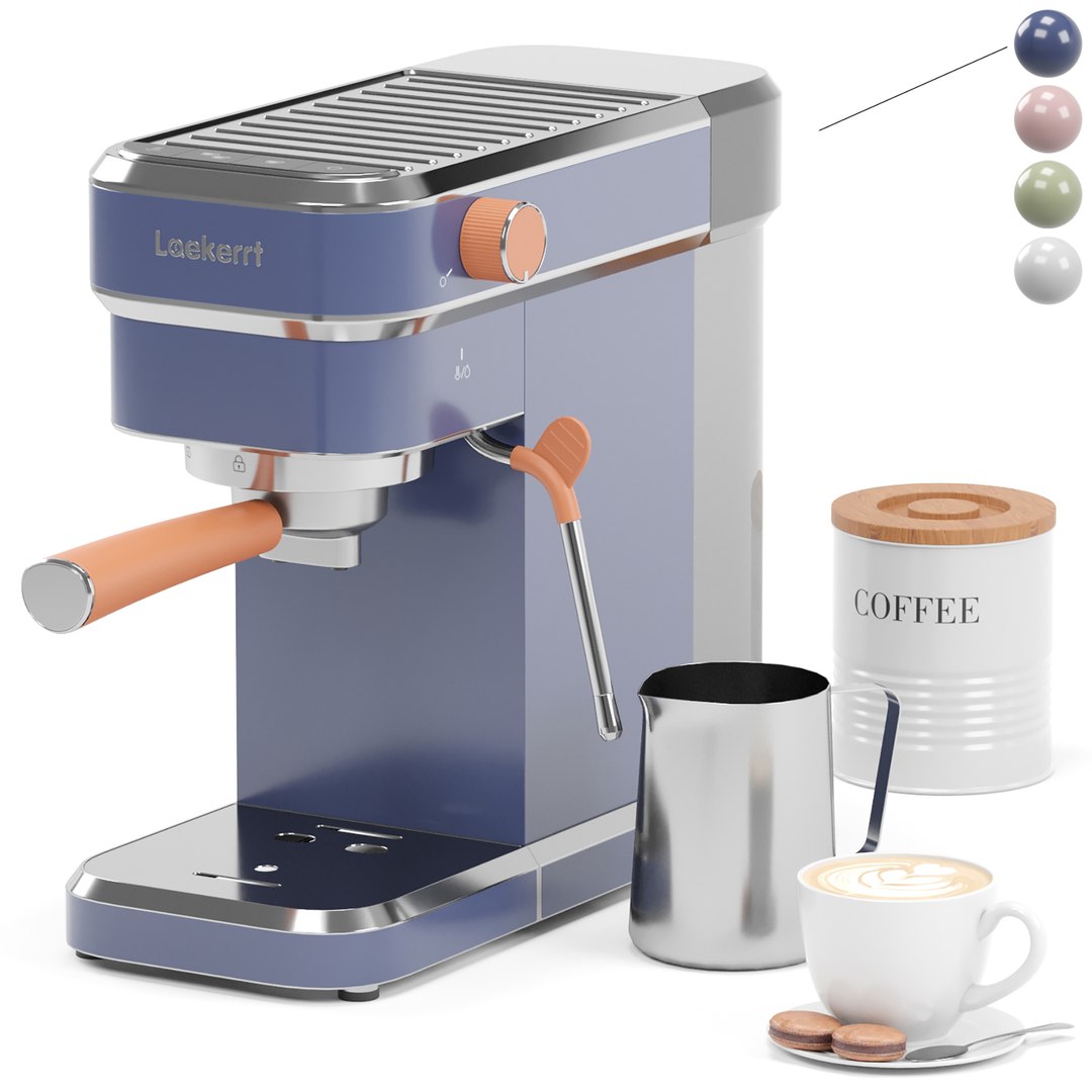 LAEKERRT Espresso Coffee Machine Model - TurboSquid 2400301