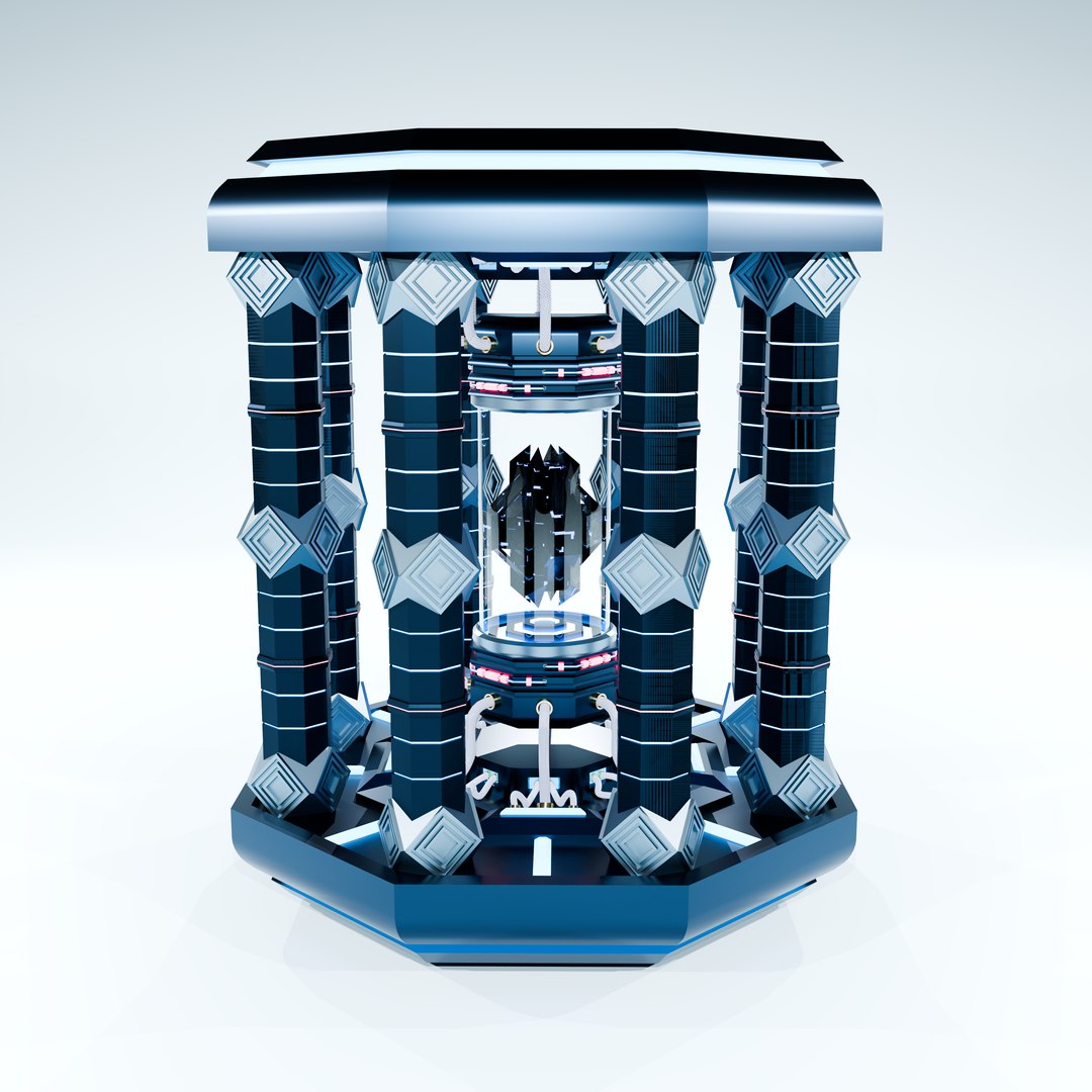 3D Ethereal Fusion Core Reactor - TurboSquid 2370010