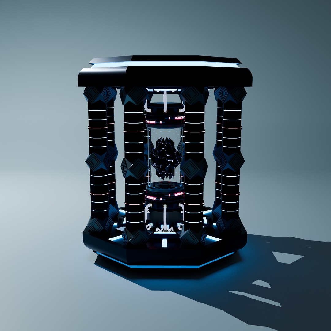 3D Ethereal Fusion Core Reactor - TurboSquid 2370010