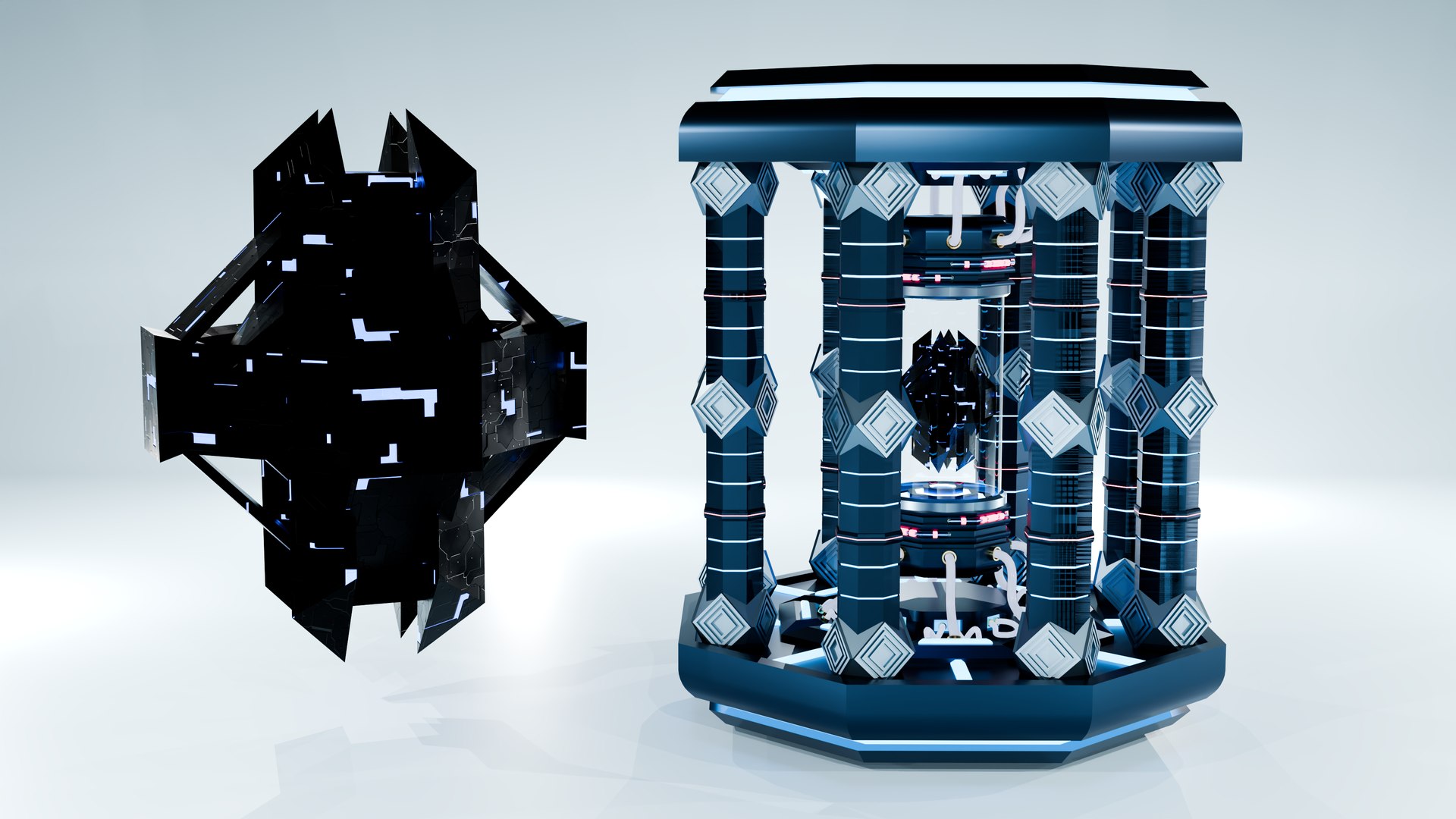 3D Ethereal Fusion Core Reactor - TurboSquid 2370010