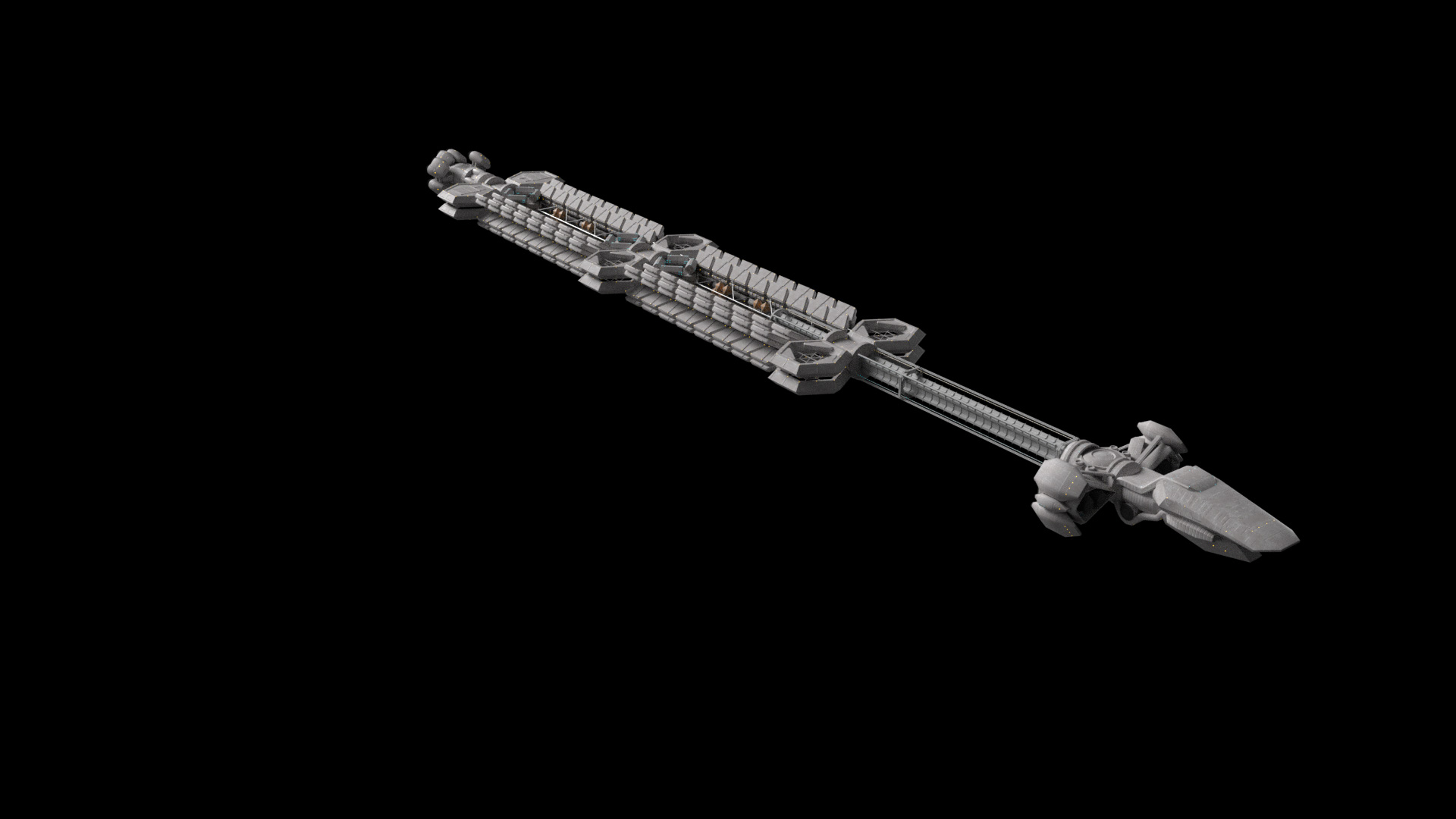 USCSS Covenant 3D Model - TurboSquid 1951255