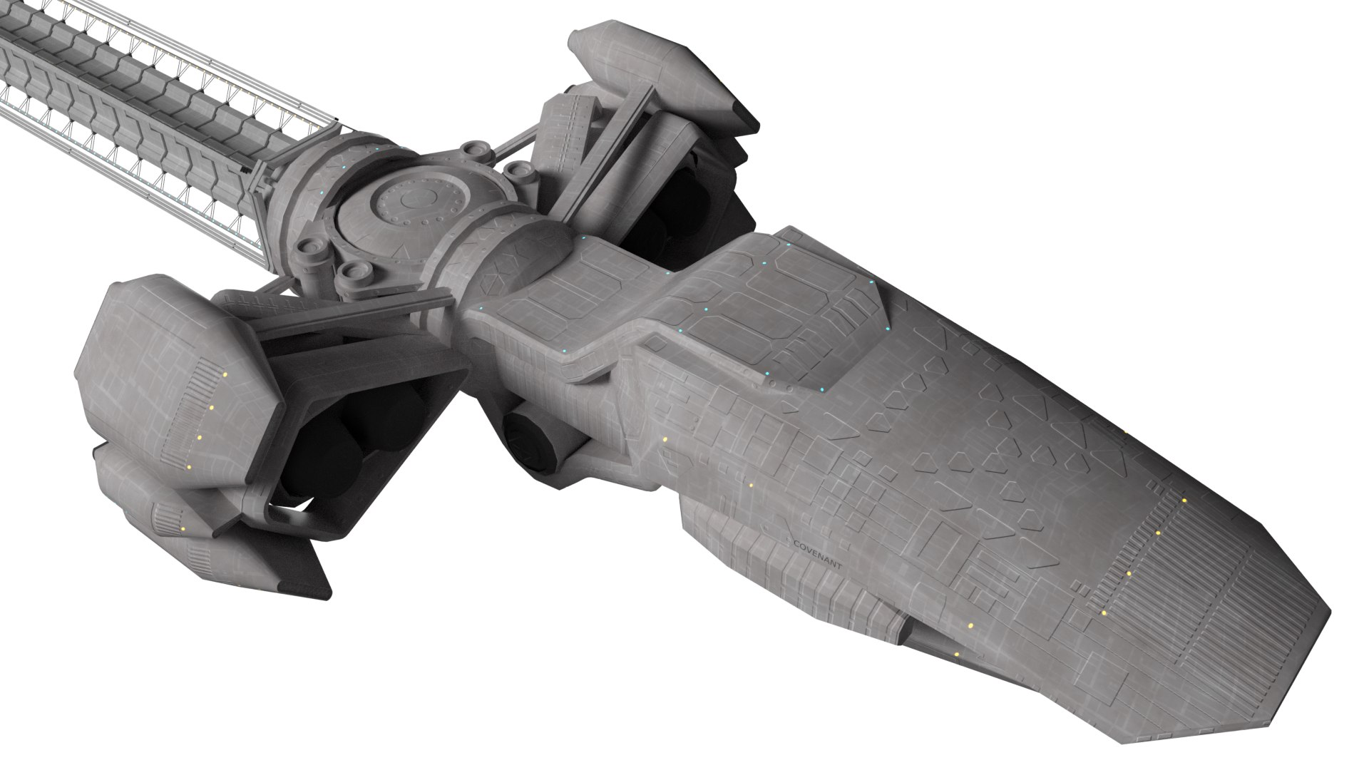 USCSS Covenant 3D Model - TurboSquid 1951255