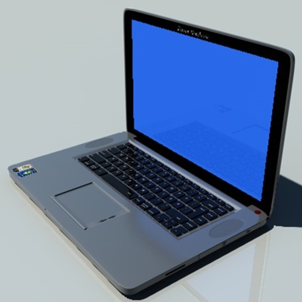 screen computer 3d model
