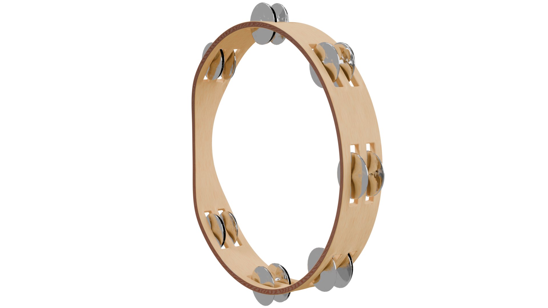 Tambourine 3D - TurboSquid 2326797