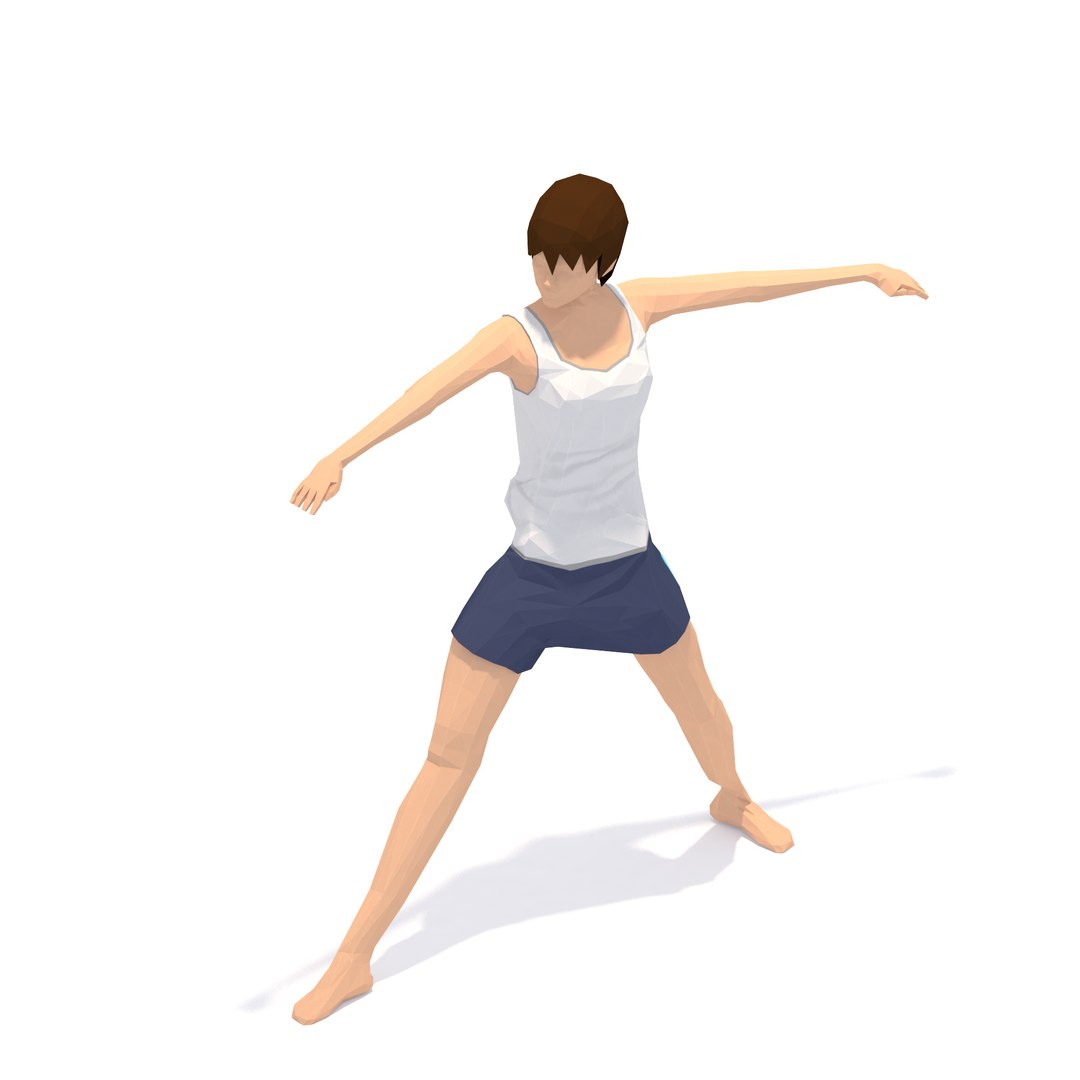 3D animations exercise yoga woman model - TurboSquid 1707792