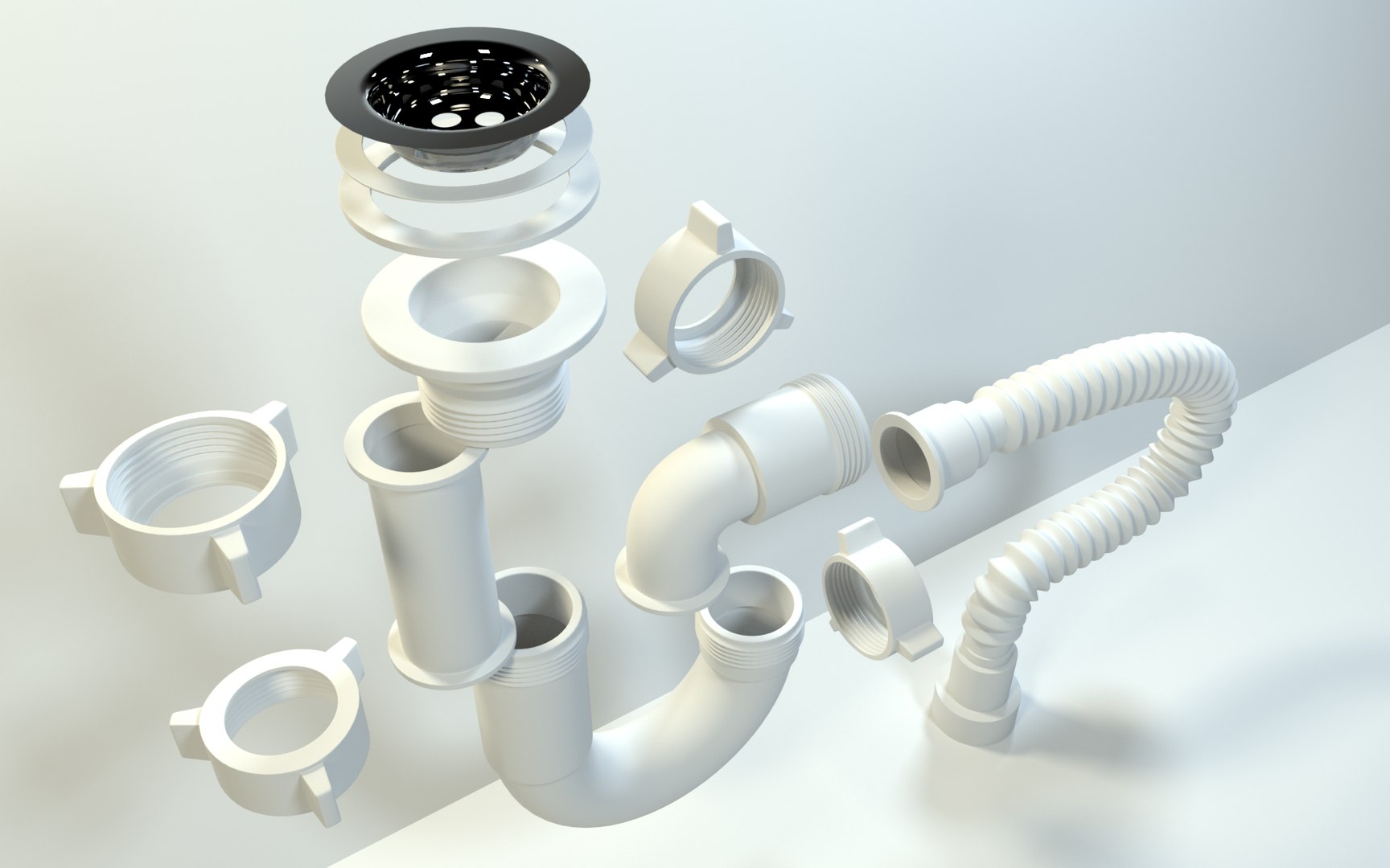 Free 3D Kitchen Siphon 001 - TurboSquid 1736266