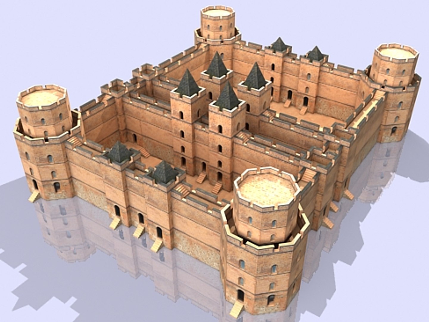 Castle 3d Model