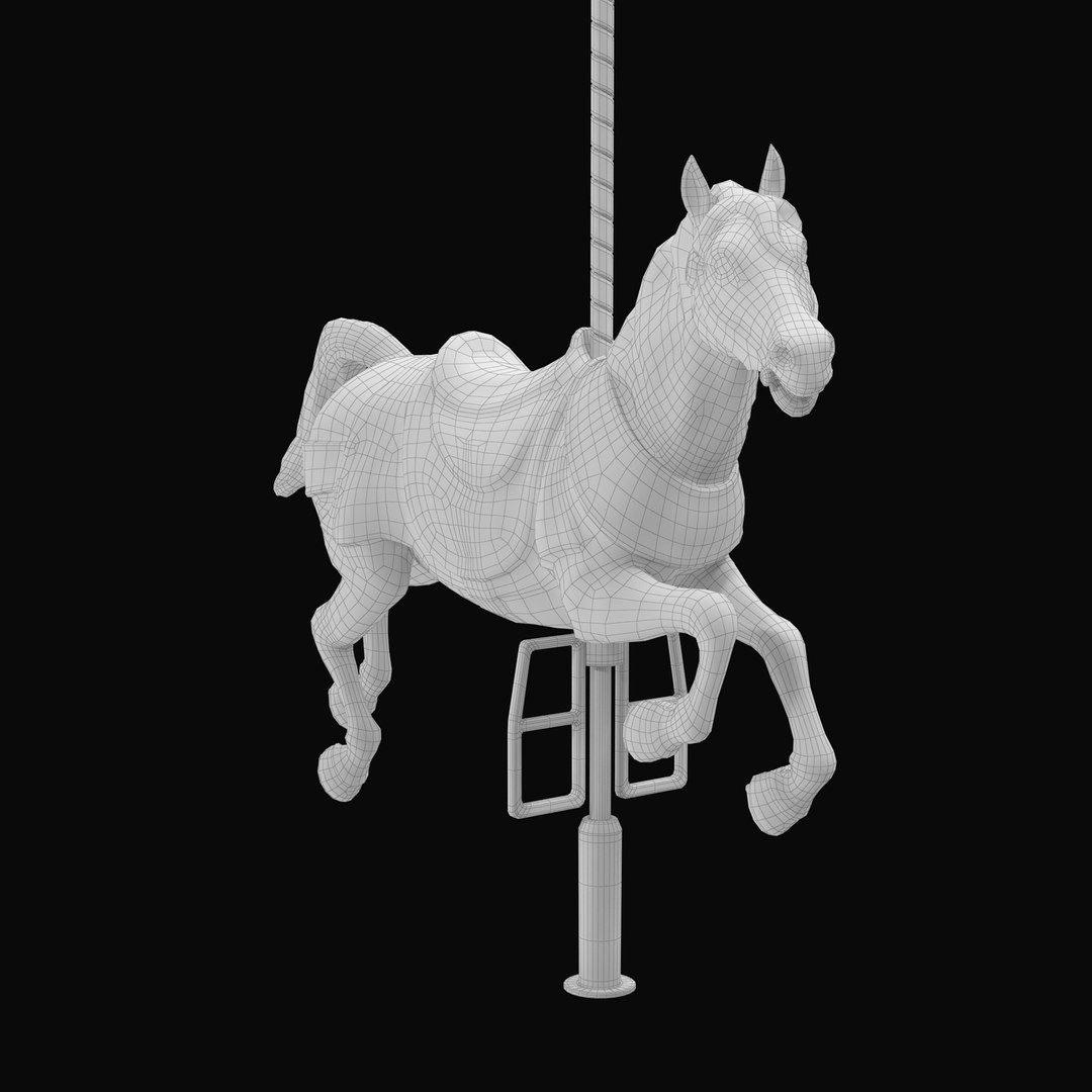 Carousel horse v2 3D model - TurboSquid 1161784