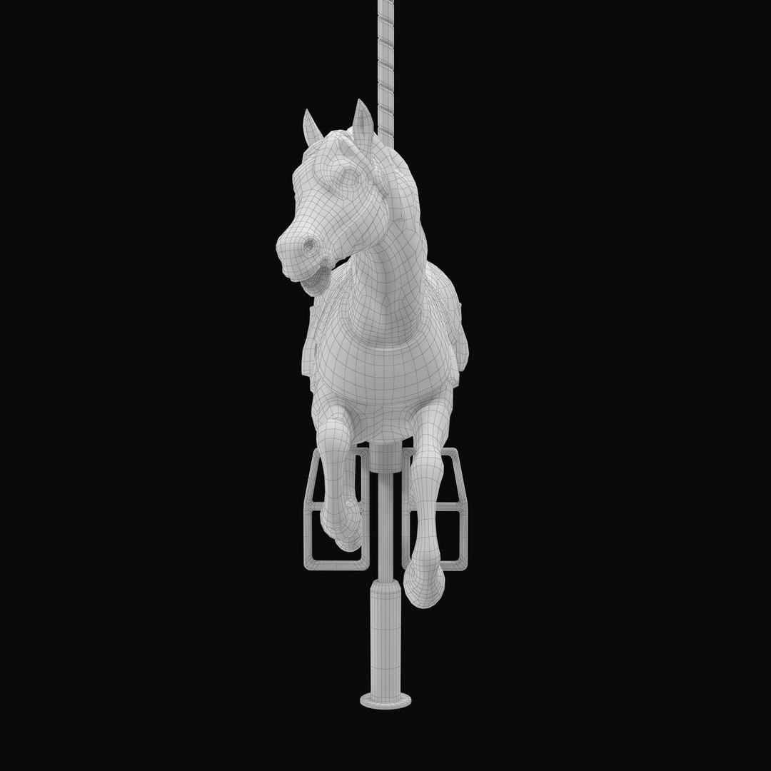 Carousel horse v2 3D model - TurboSquid 1161784