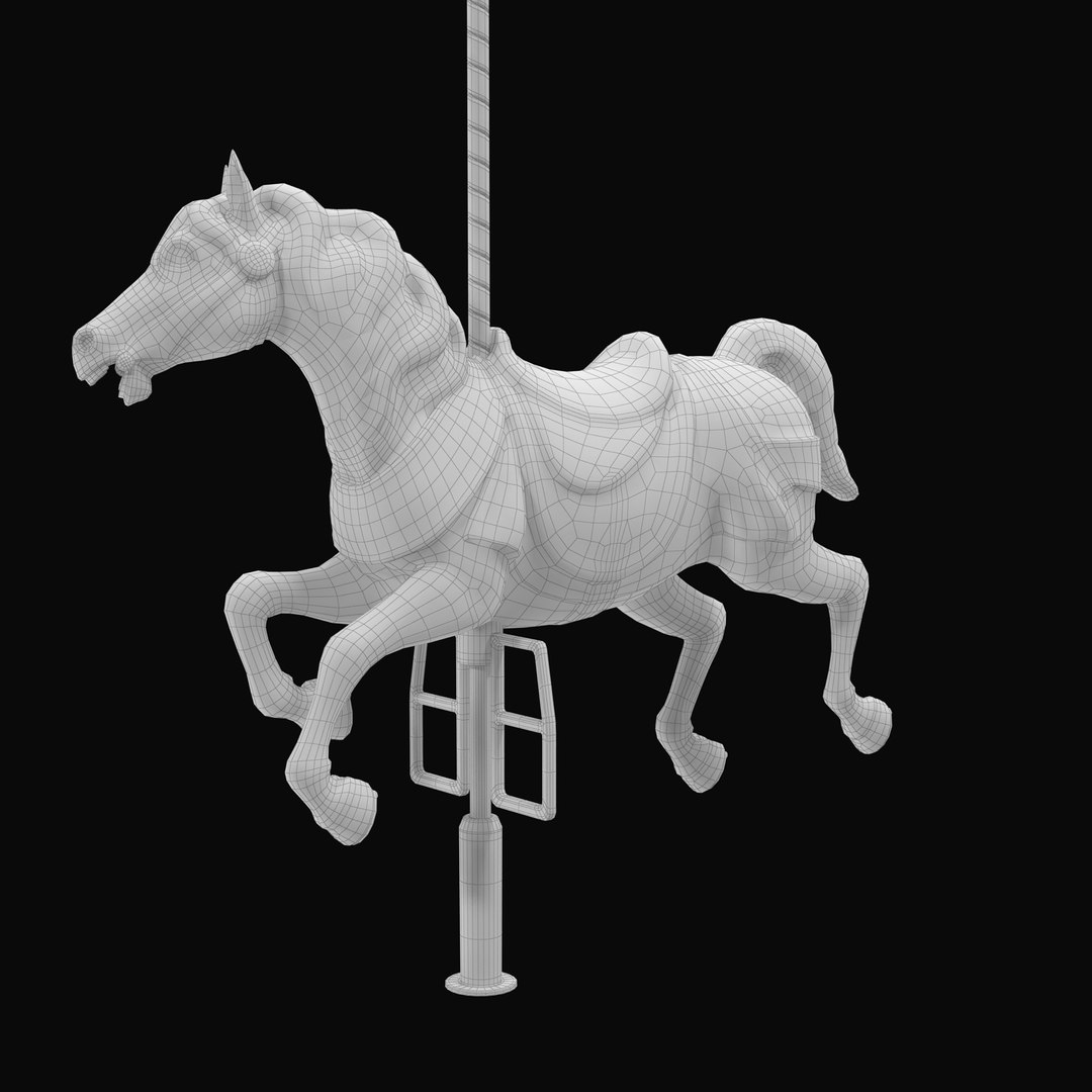 Carousel horse v2 3D model - TurboSquid 1161784