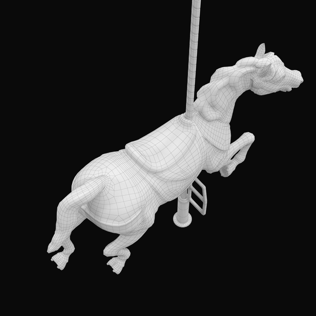 Carousel horse v2 3D model - TurboSquid 1161784