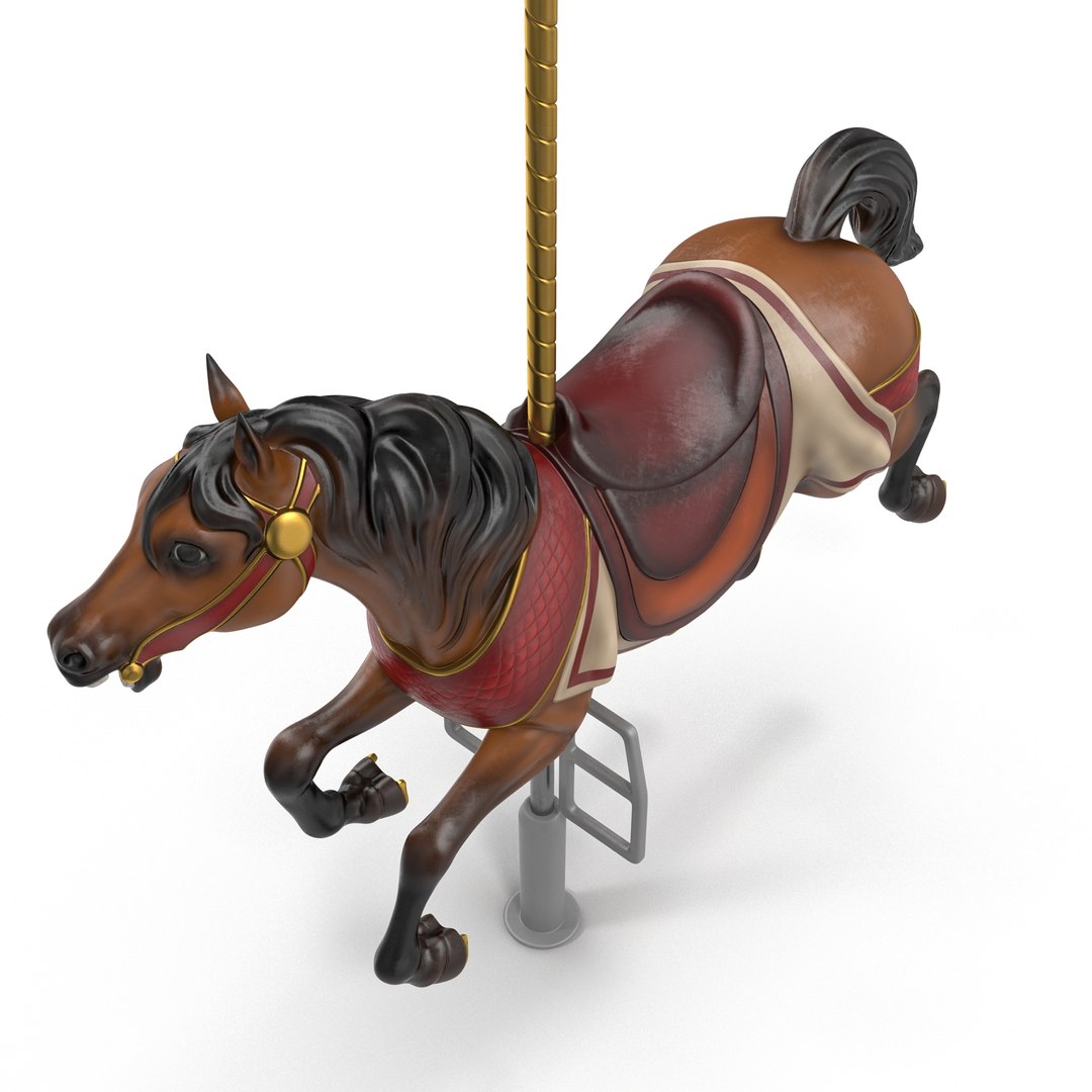 Carousel horse v2 3D model - TurboSquid 1161784