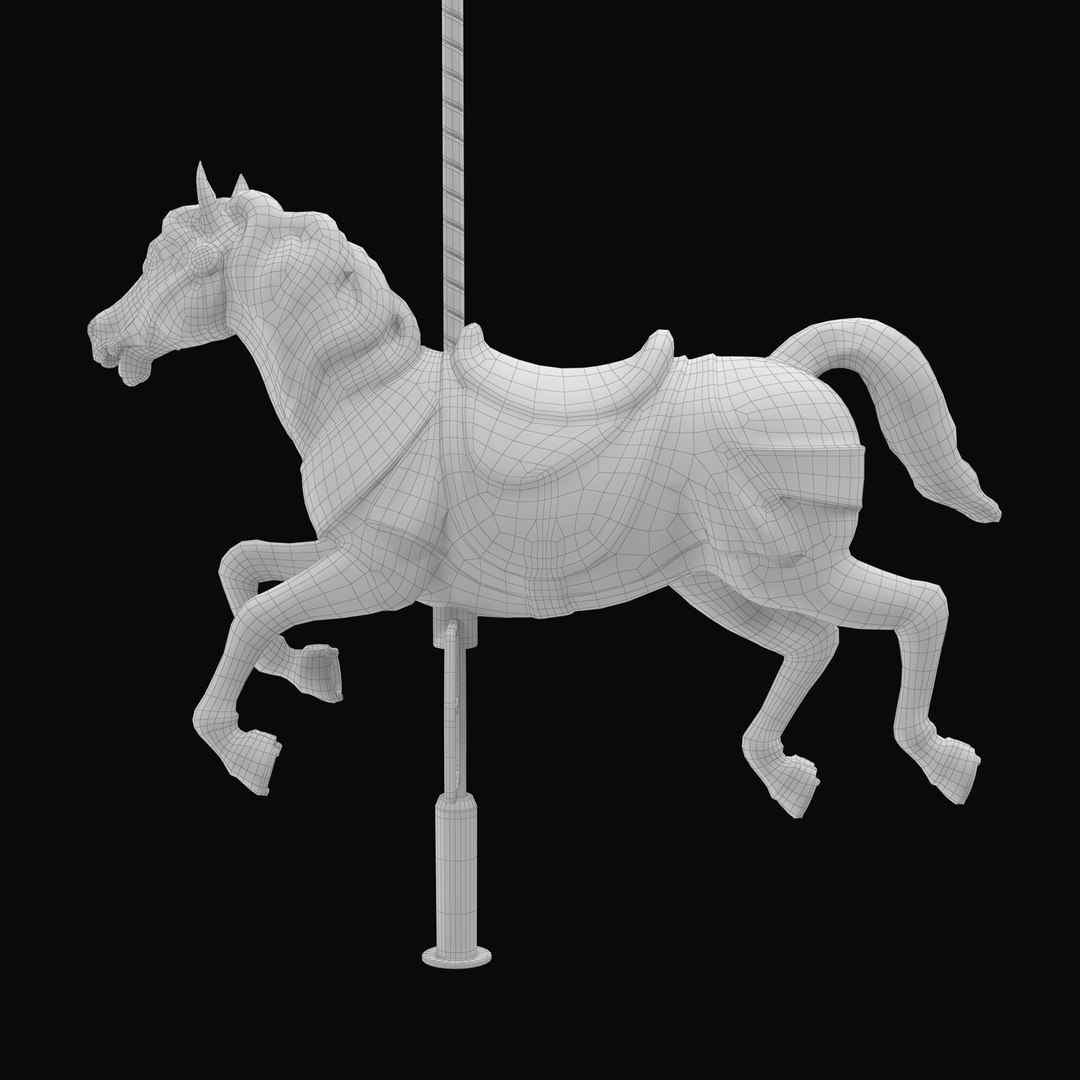 Carousel horse v2 3D model - TurboSquid 1161784
