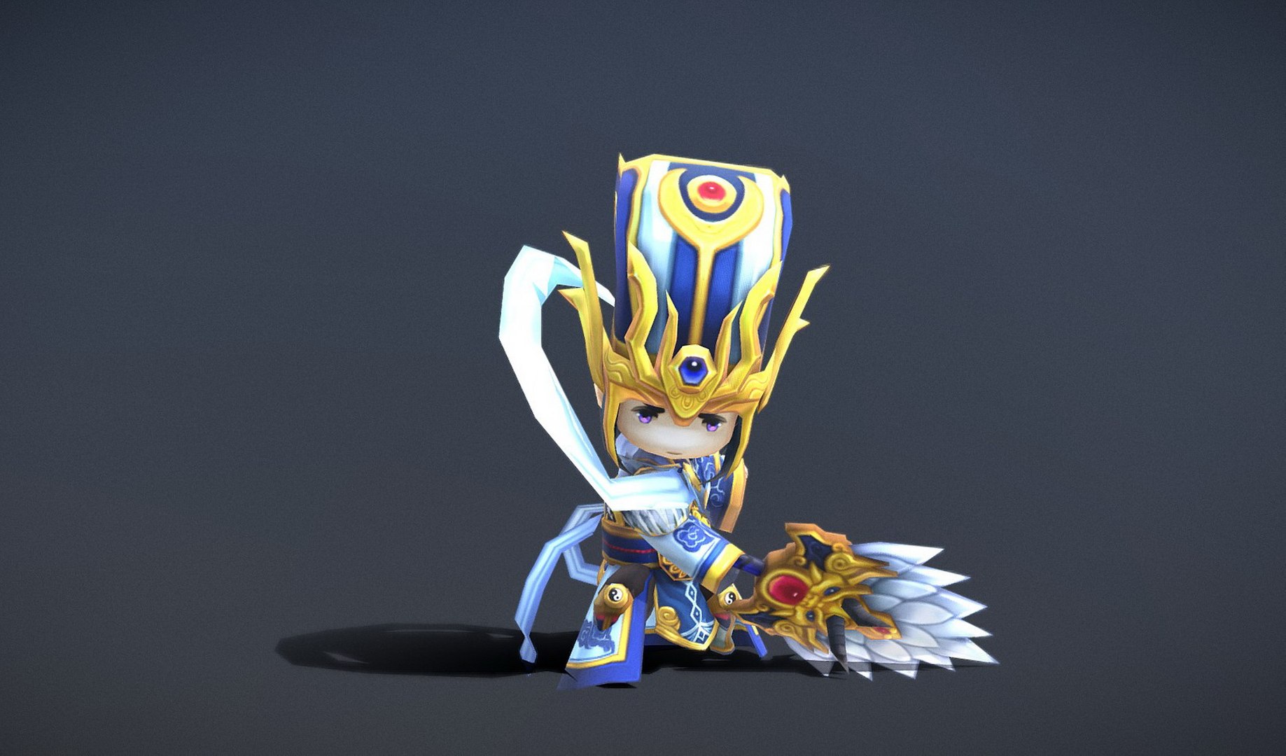 Three Kingdoms - Zhuge Liang 3D Model - TurboSquid 2015588