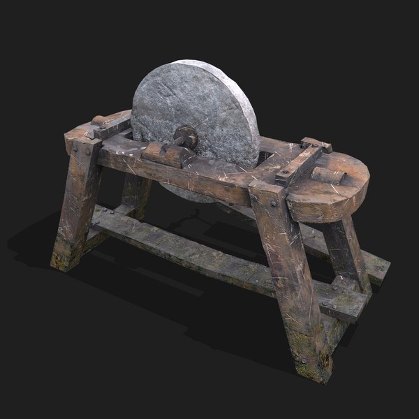3D model Medieval Grindstone - TurboSquid 1748340