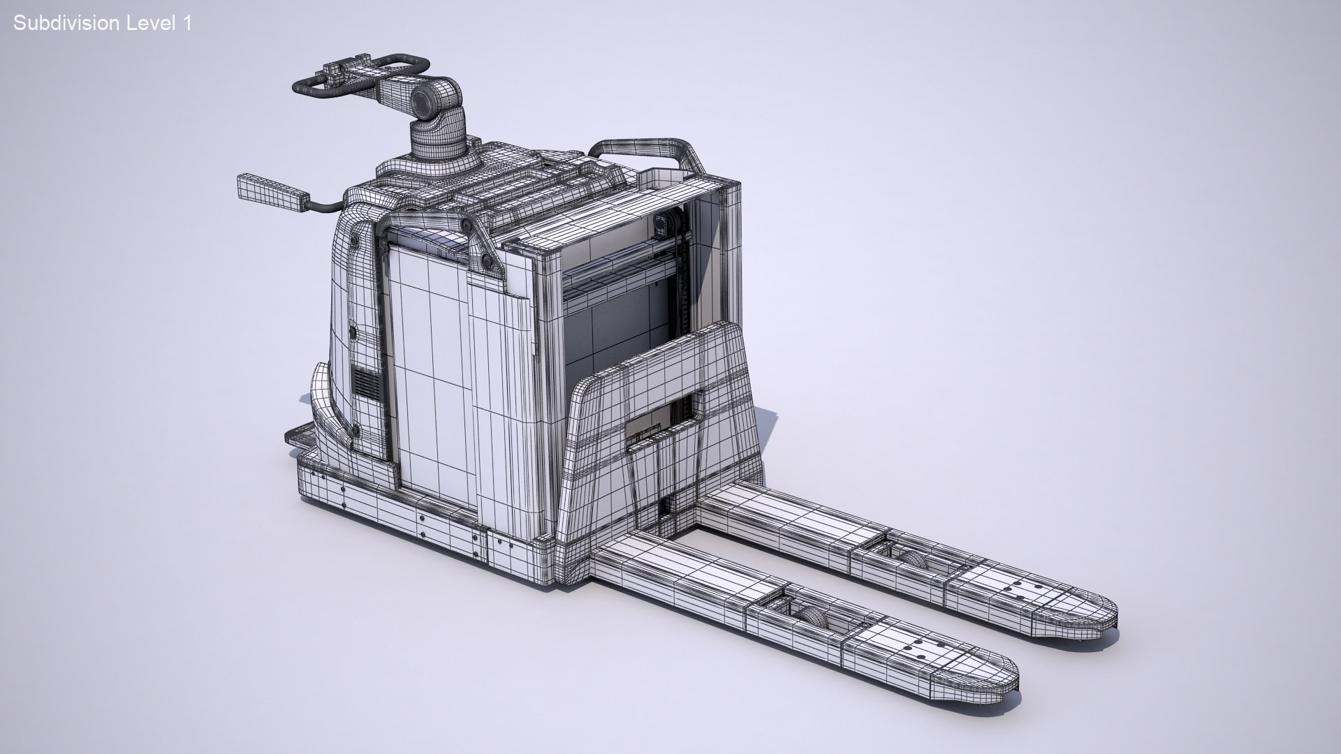 Electric Stacker 3D - TurboSquid 1472216