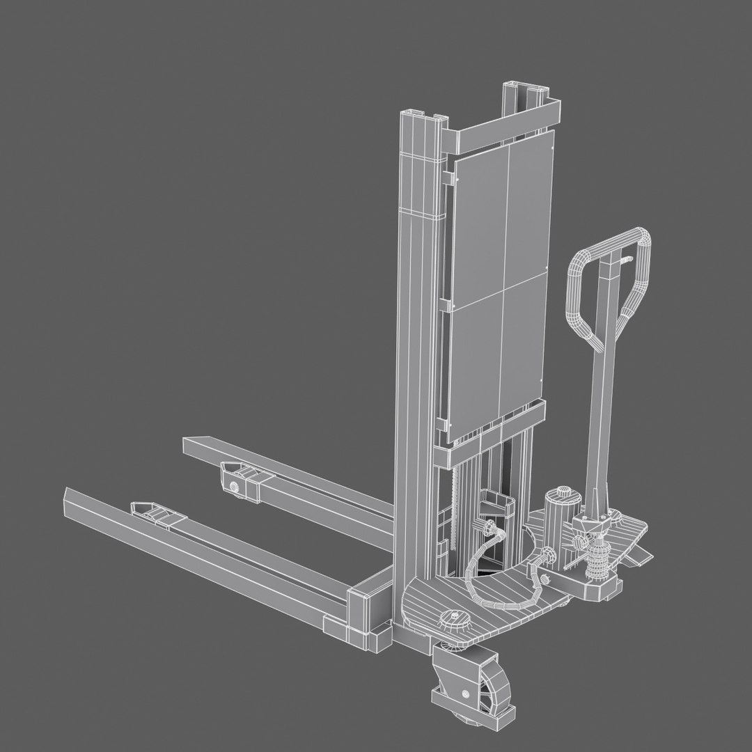 Electric Stacker 3D - TurboSquid 1472216