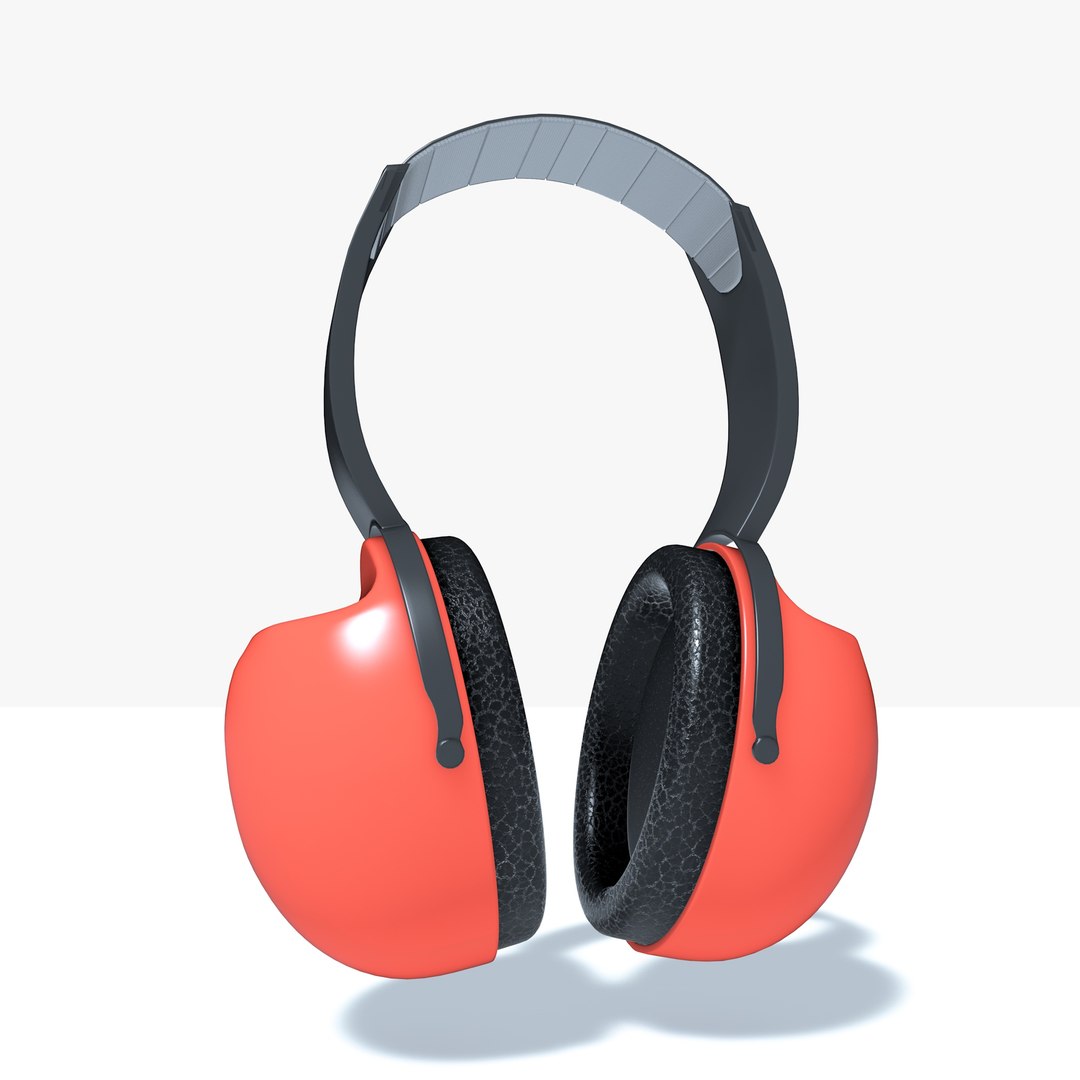 Construction Headphones V2 3D Model - TurboSquid 1826031
