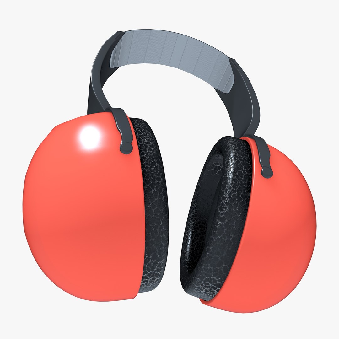 Construction Headphones V2 3D Model - TurboSquid 1826031