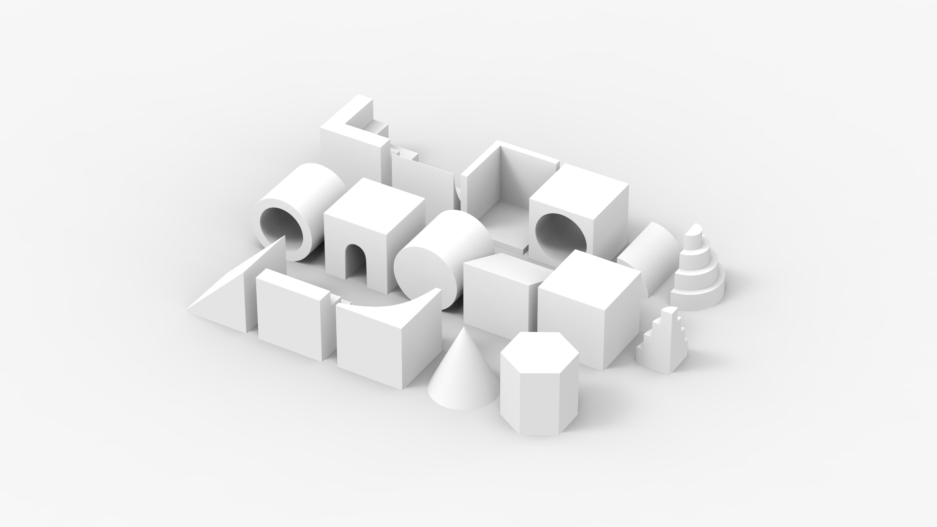 3D Geometry Pieces Collection - TurboSquid 2057767