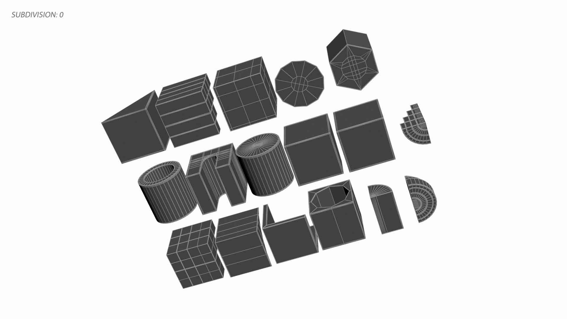 3D Geometry Pieces Collection - TurboSquid 2057767