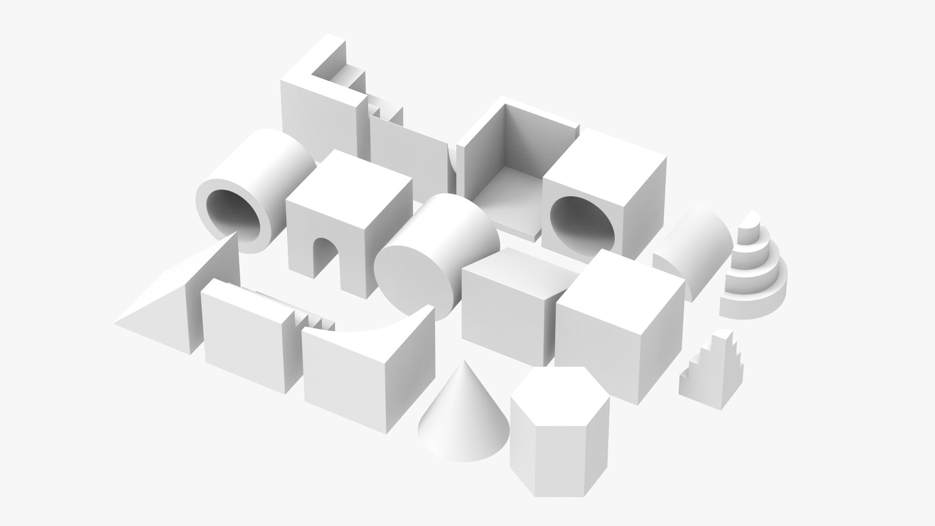 3D Geometry Pieces Collection - TurboSquid 2057767