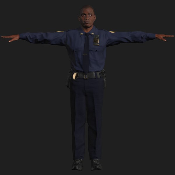 3D model american police officer - TurboSquid 1663037