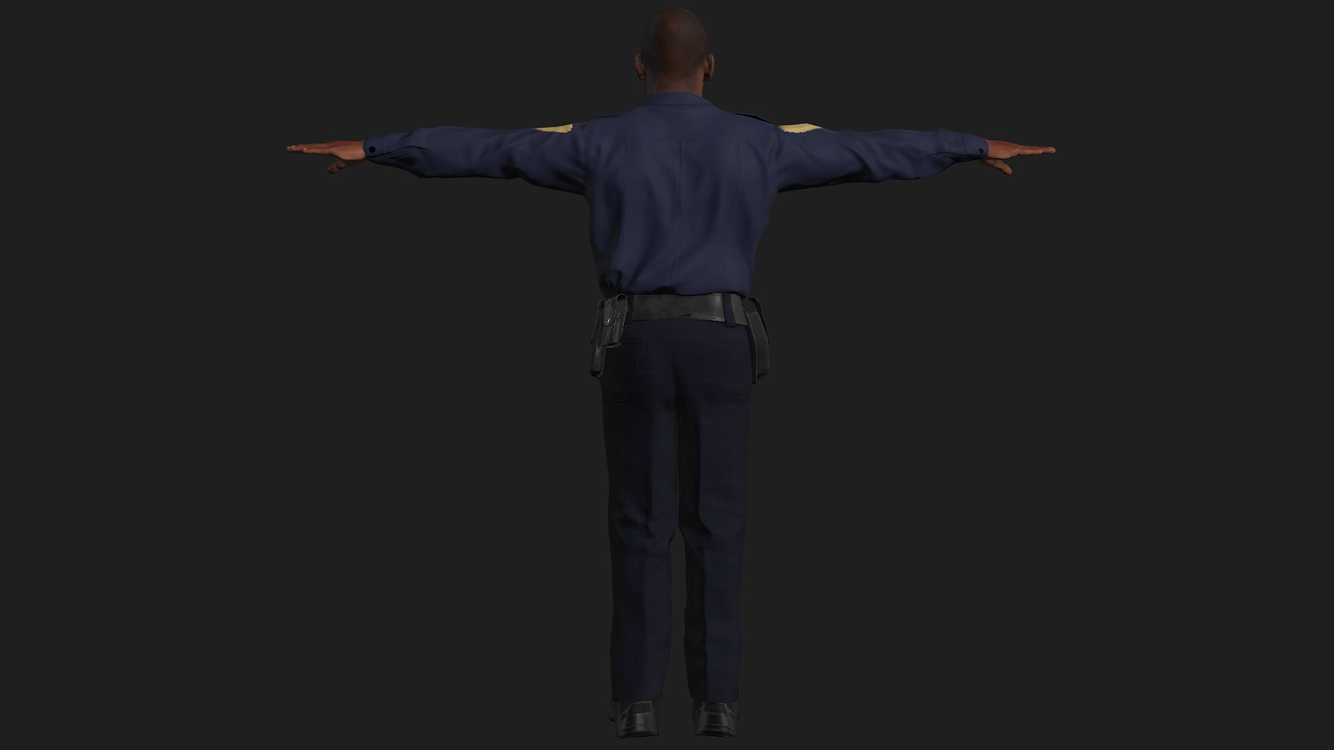 3D Model American Police Officer - TurboSquid 1663037