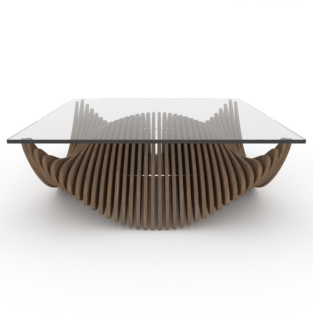 Parametric Coffee Table 3D Model - TurboSquid 1760665