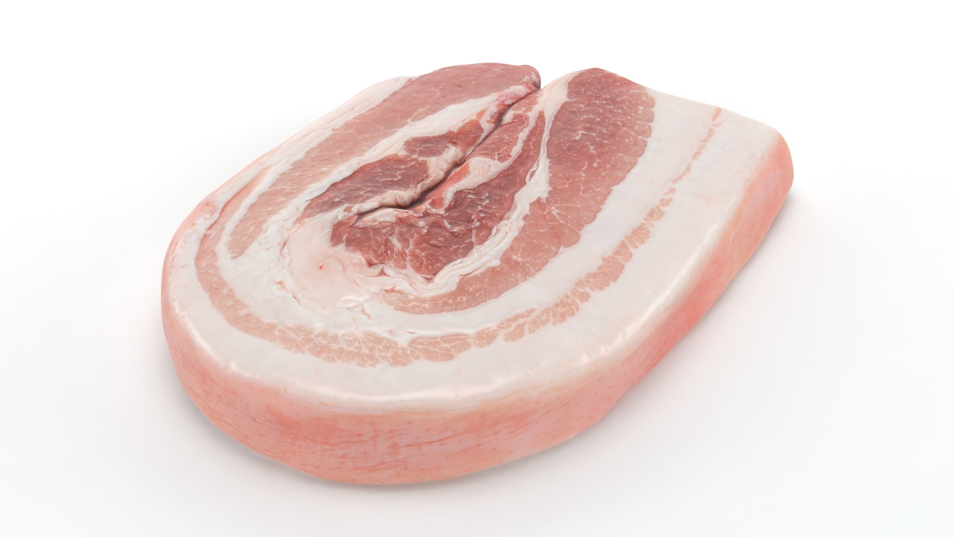 Raw Pork Belly 02 3D model - TurboSquid 2064268